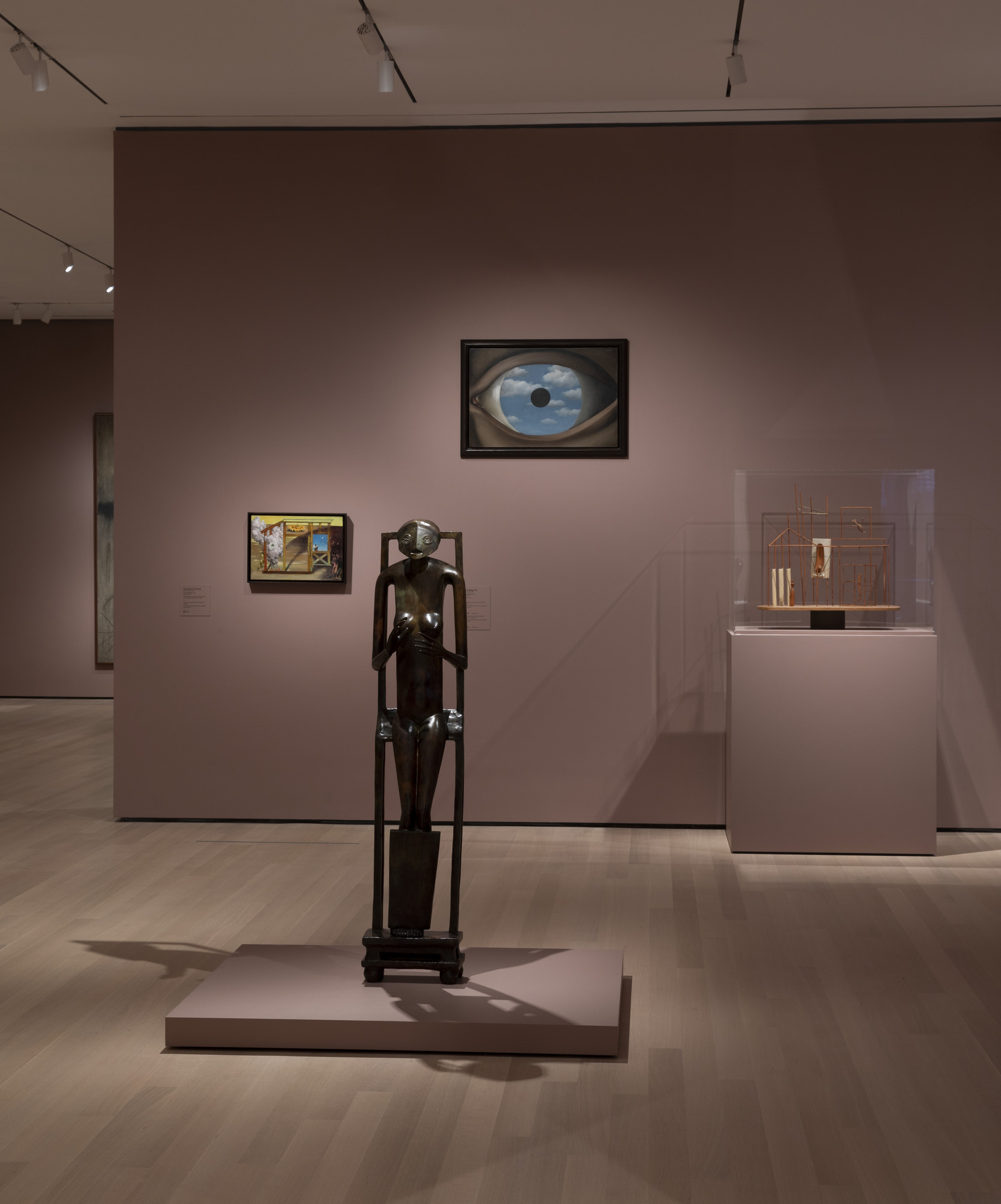 Installation view of the gallery "Surrealist Objects" in the exhibition ...