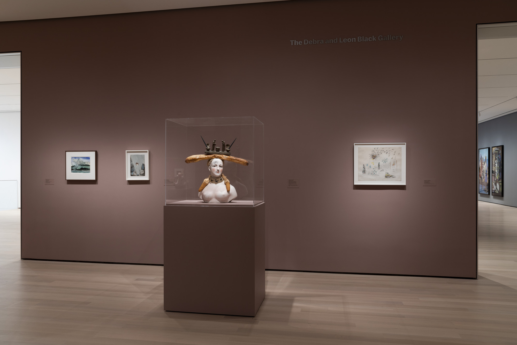 Installation view of the gallery "Surrealist Objects" in the exhibition ...