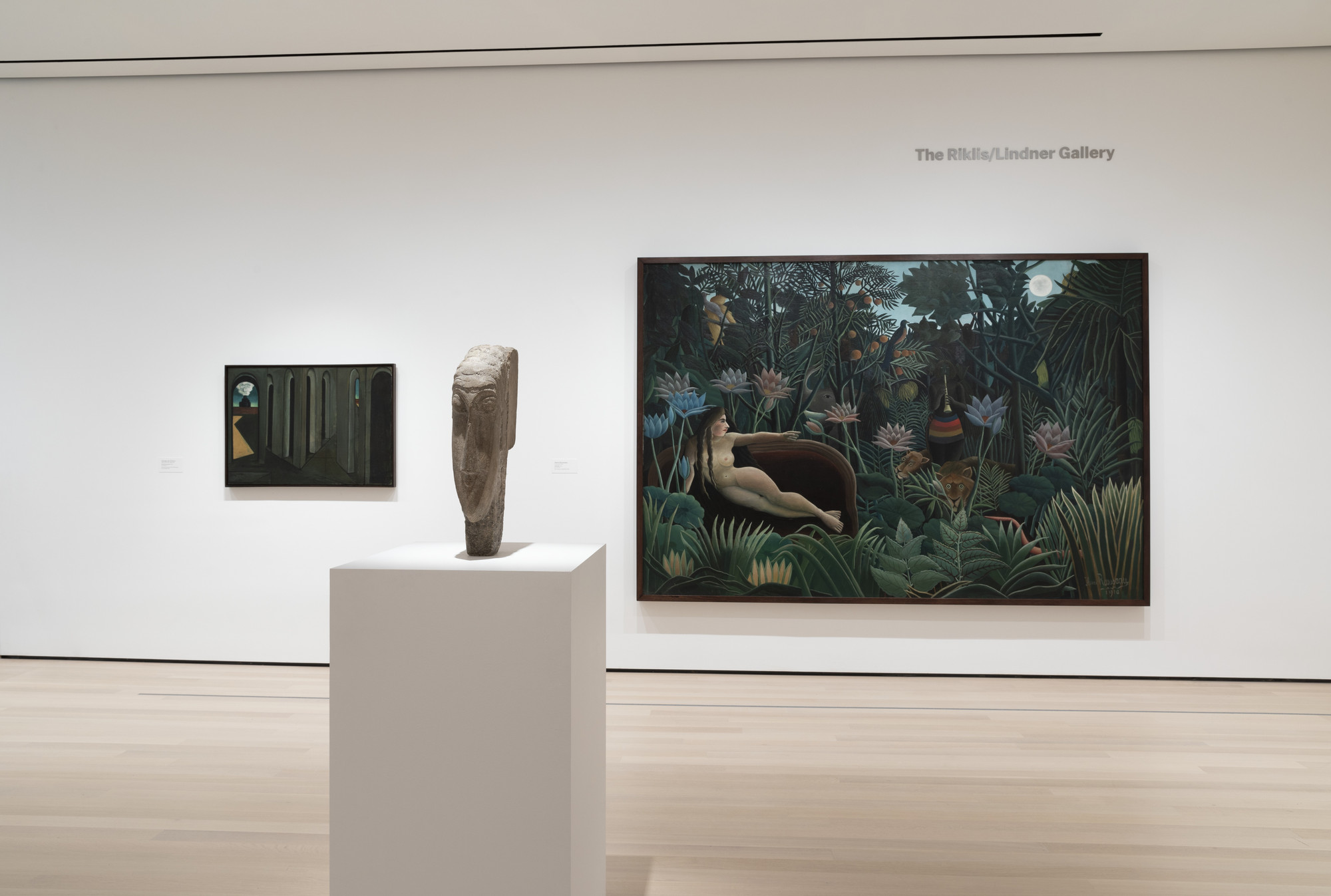 Installation view of the gallery "A Surrealist Art History" in the ...