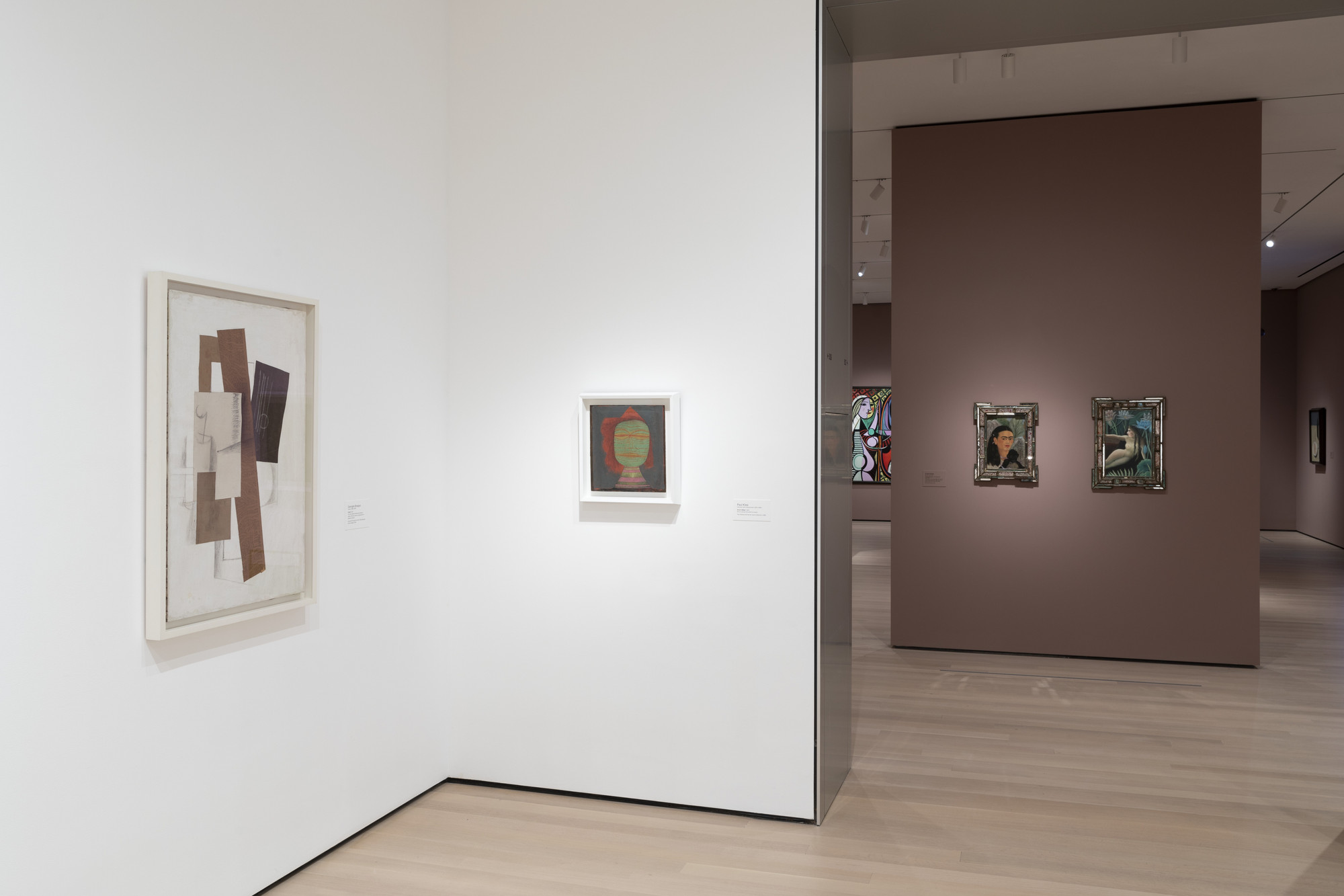 Installation view of the gallery "A Surrealist Art History" in the ...