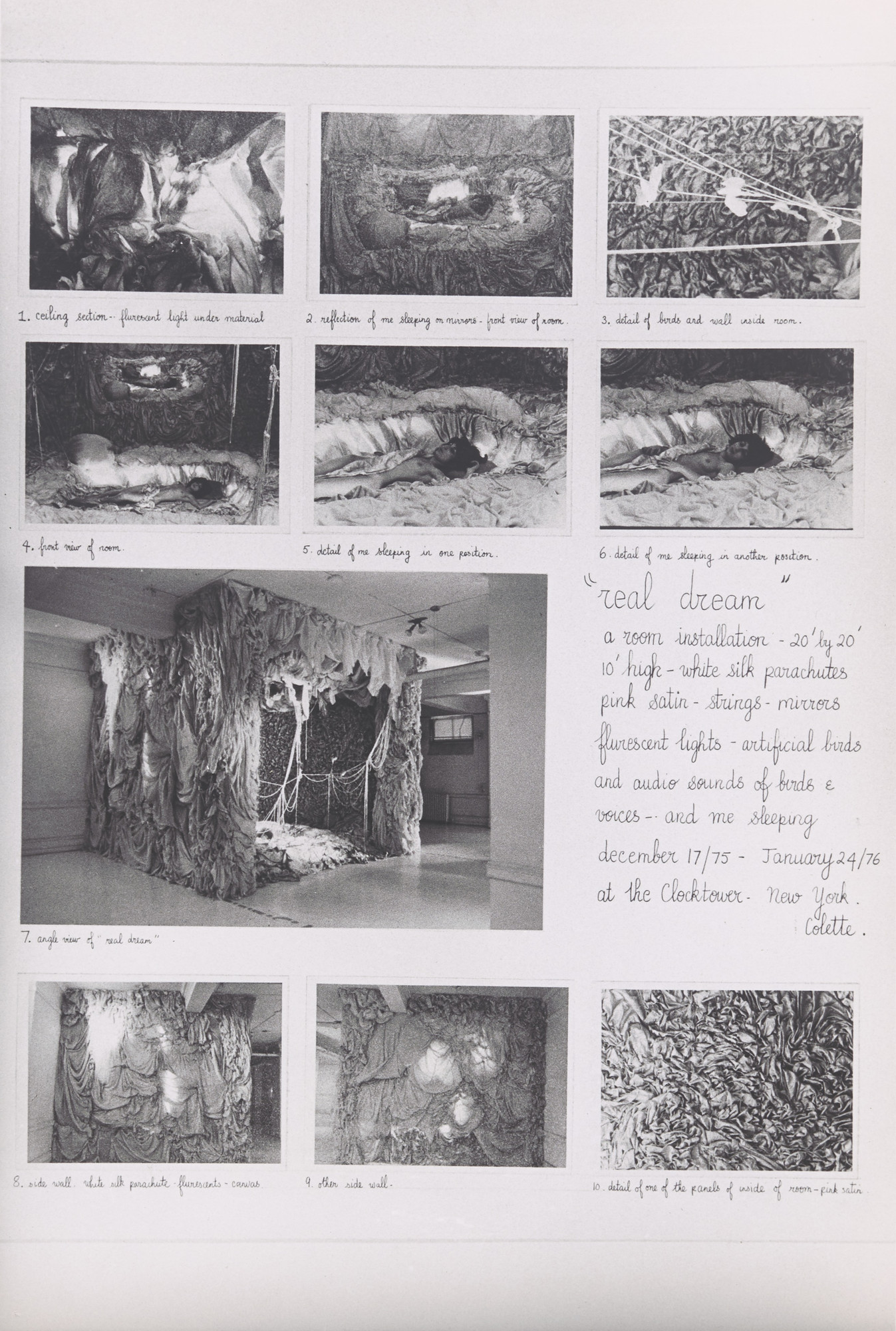 Installation view of "Real Dream" in the exhibition "Colette: Room ...