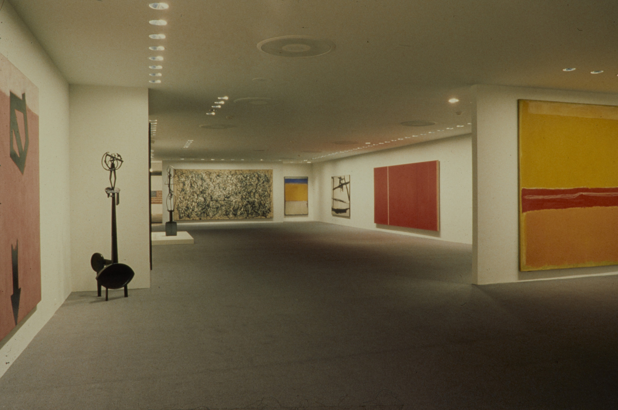 Installation view of the exhibition "Selections from the Permanent ...