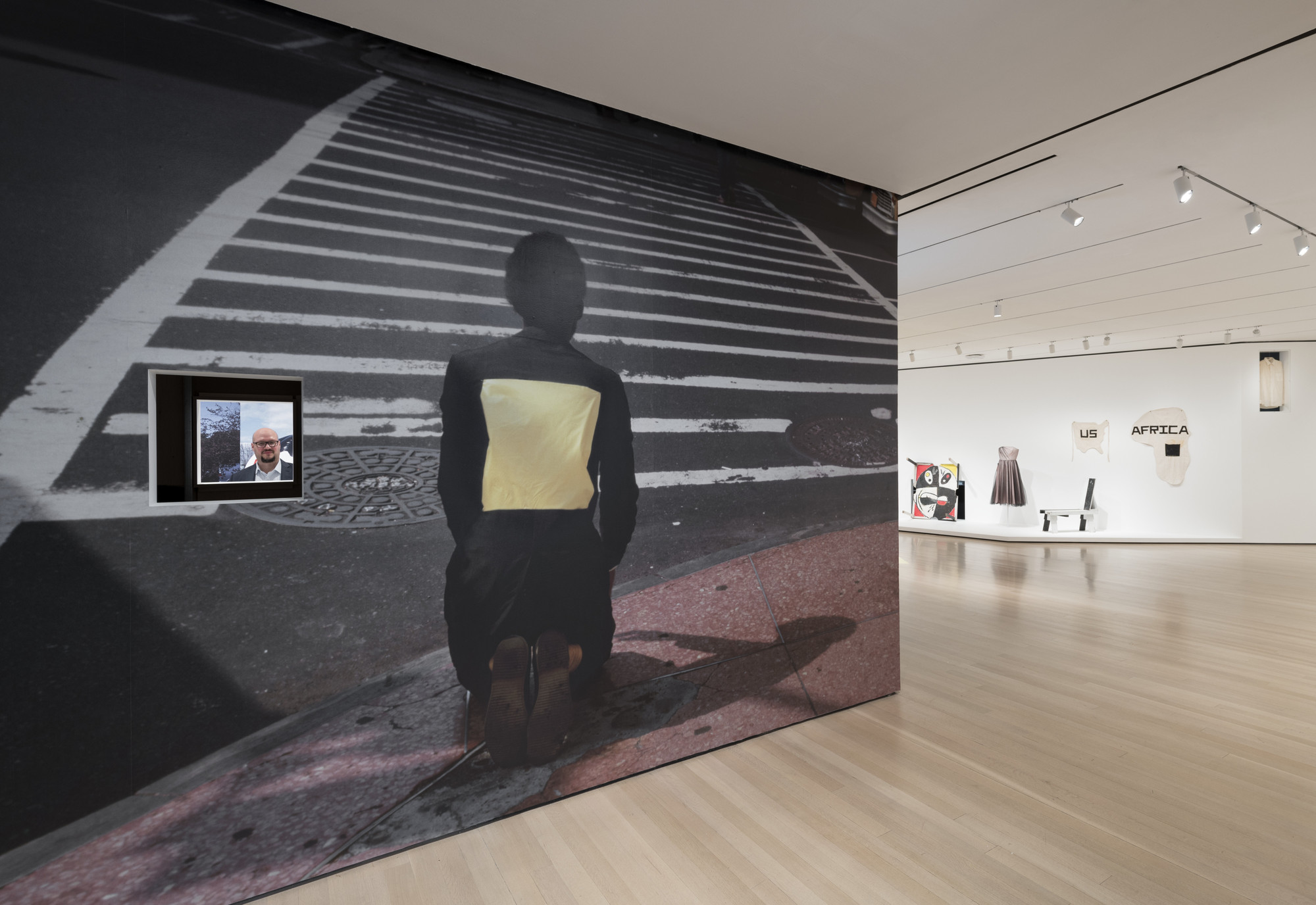 Installation view of the exhibition "member: Pope.L, 1978-2001" | MoMA