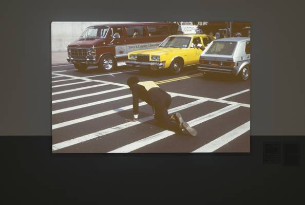 Pope.L. Times Square Crawl a.k.a. Meditation Square Piece. 1978 | MoMA