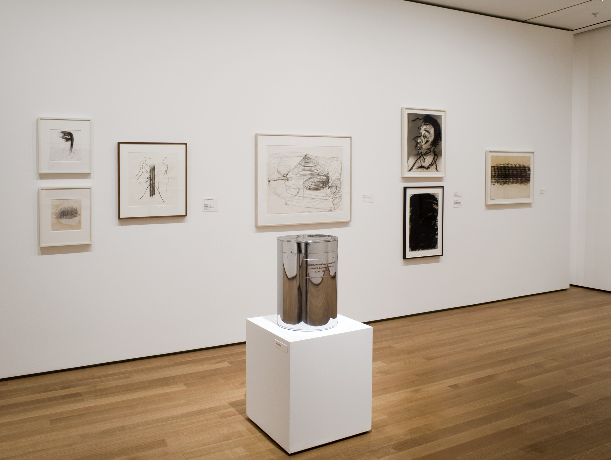 Installation view of the exhibition "Live/Work: Performance into ...