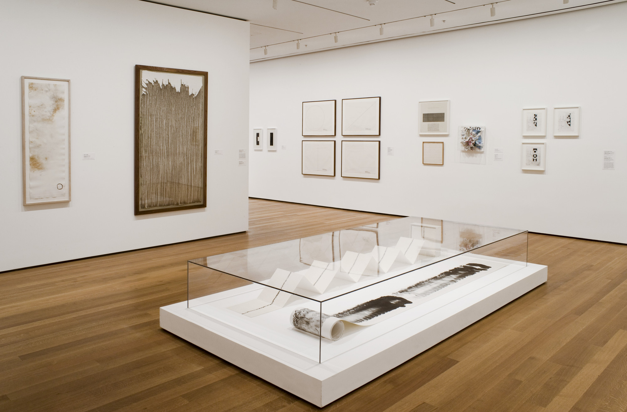 Installation view of the exhibition "Live/Work: Performance into ...