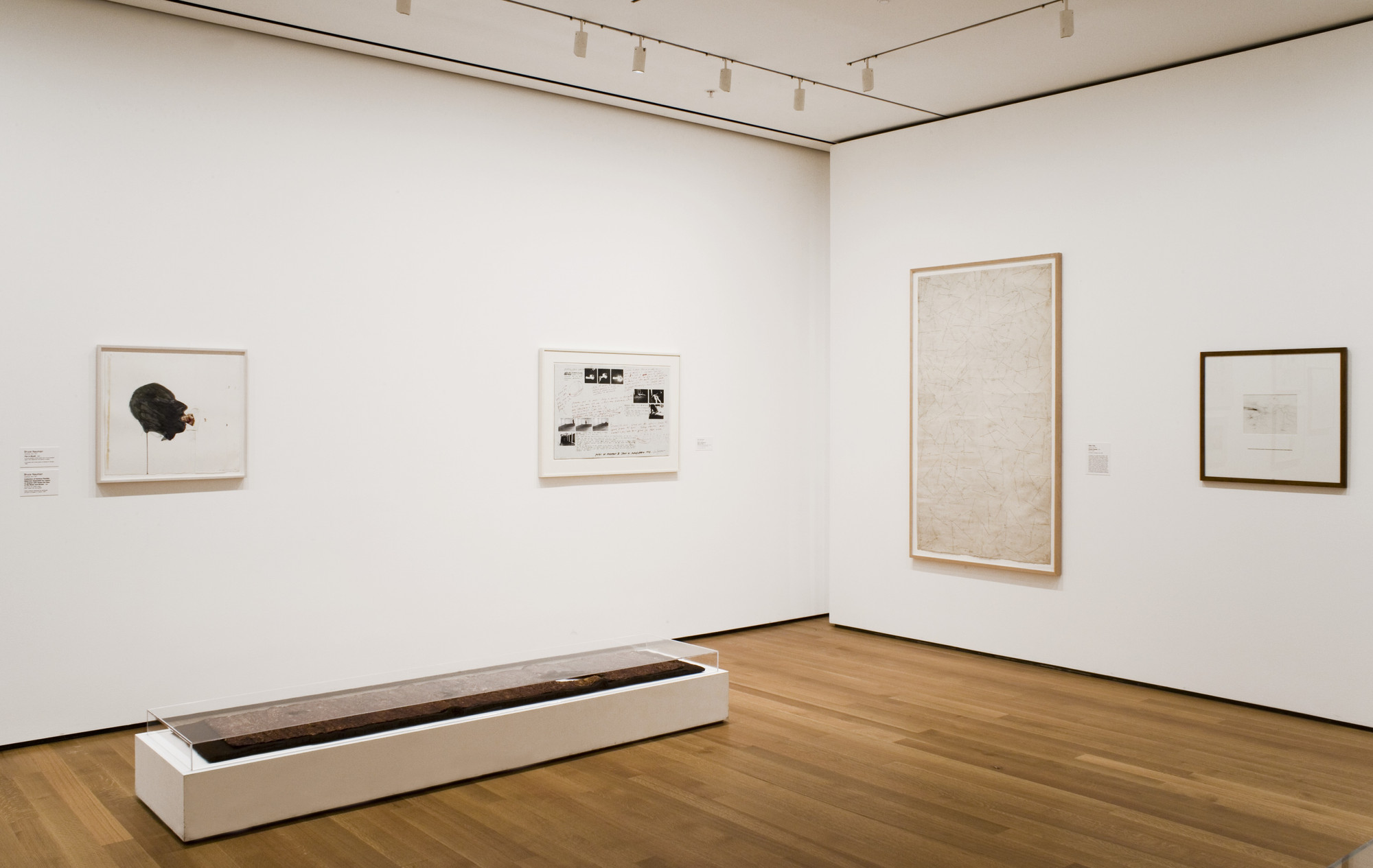 Installation view of the exhibition "Live/Work: Performance into ...