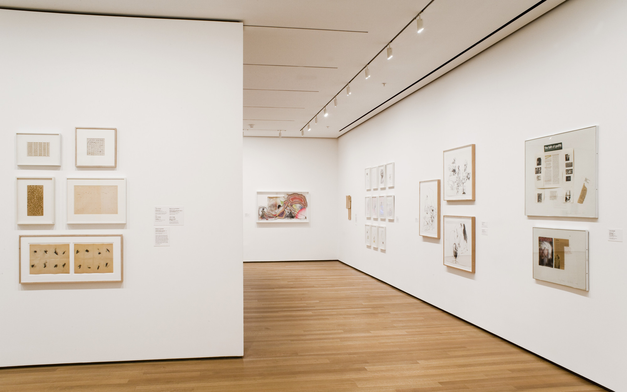 Installation view of the exhibition "Live/Work: Performance into ...
