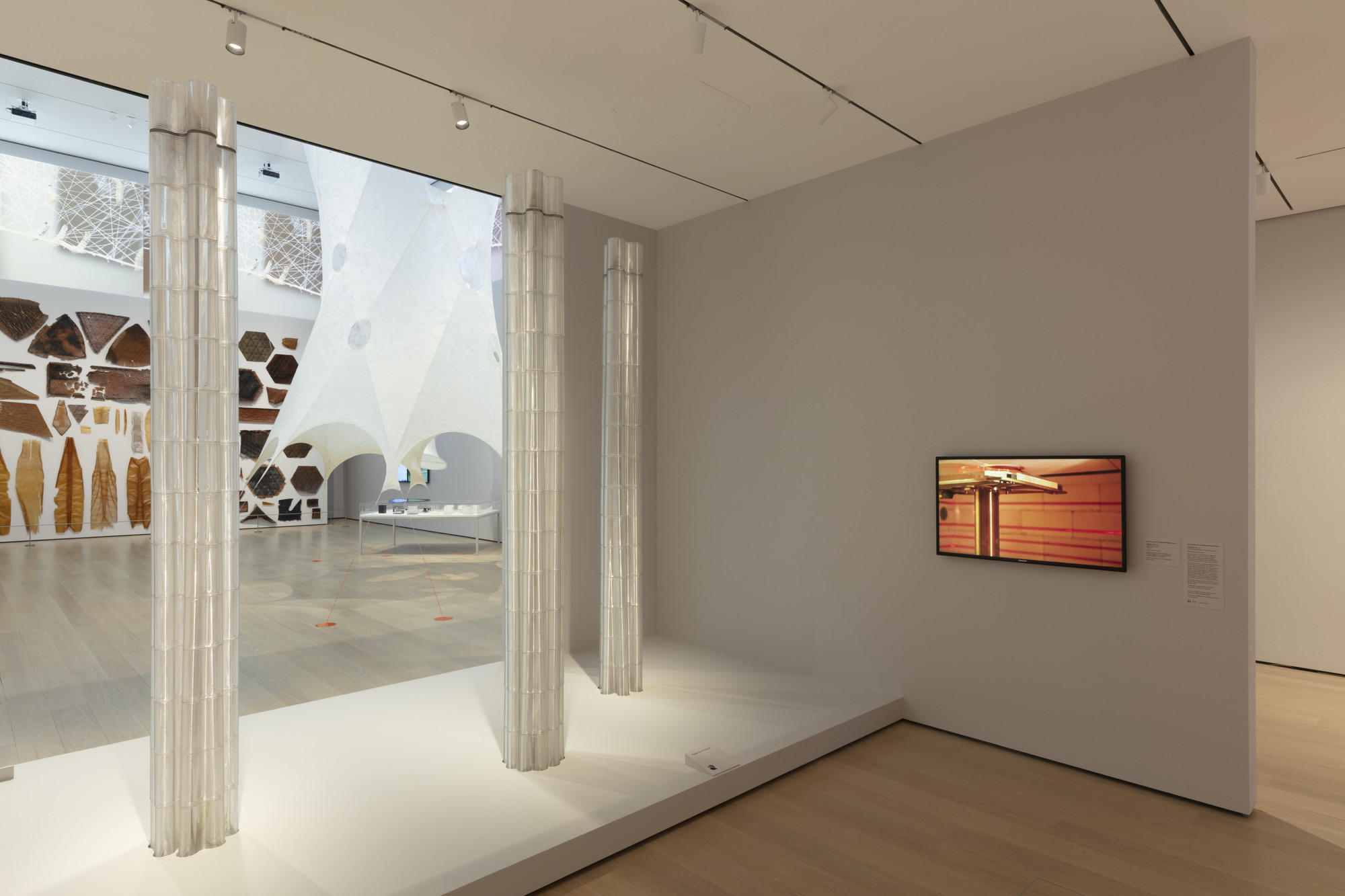 Installation view of the exhibition "Neri Oxman: Material Ecology" | MoMA