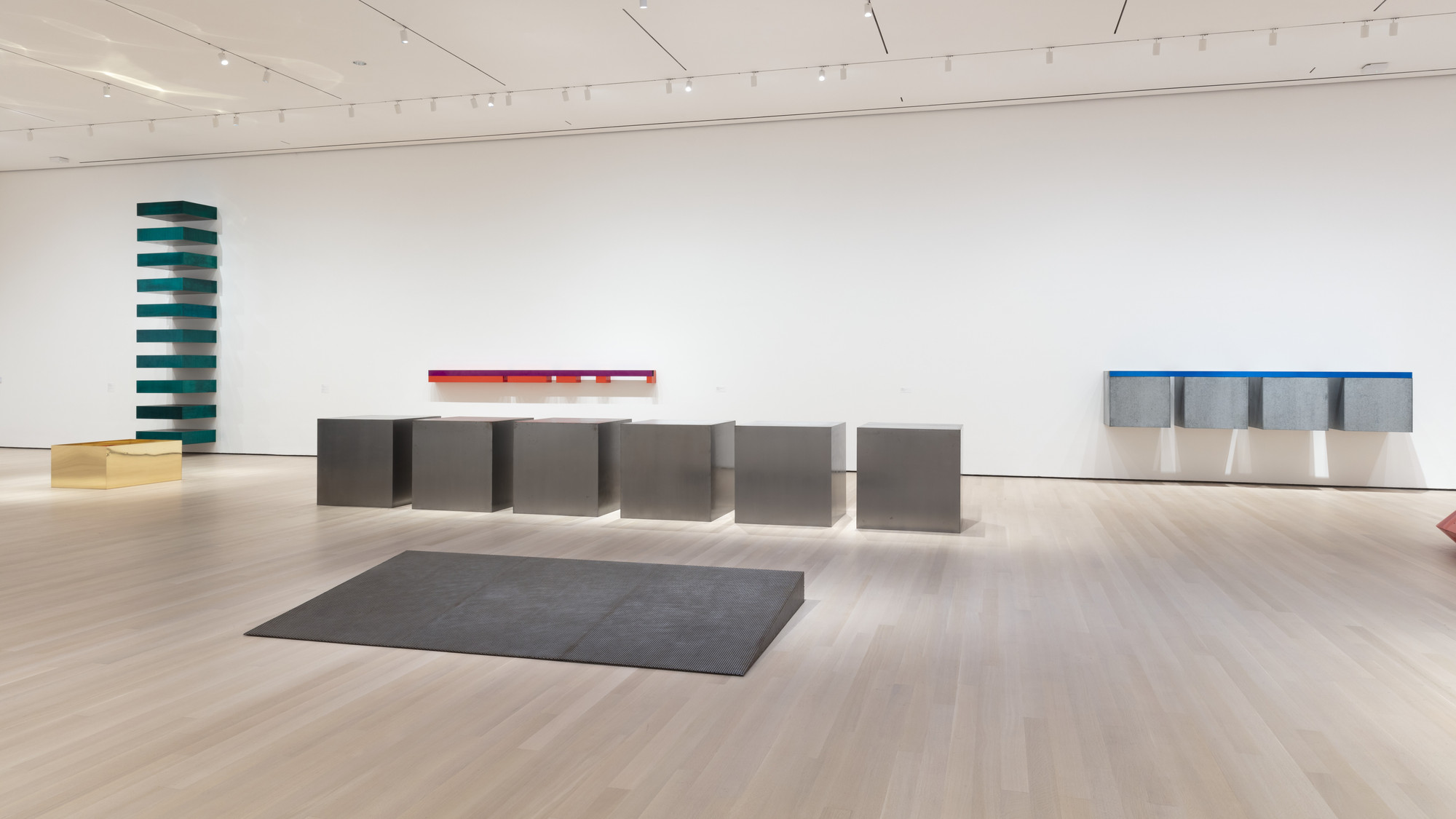Installation view of the exhibition "Judd" | MoMA
