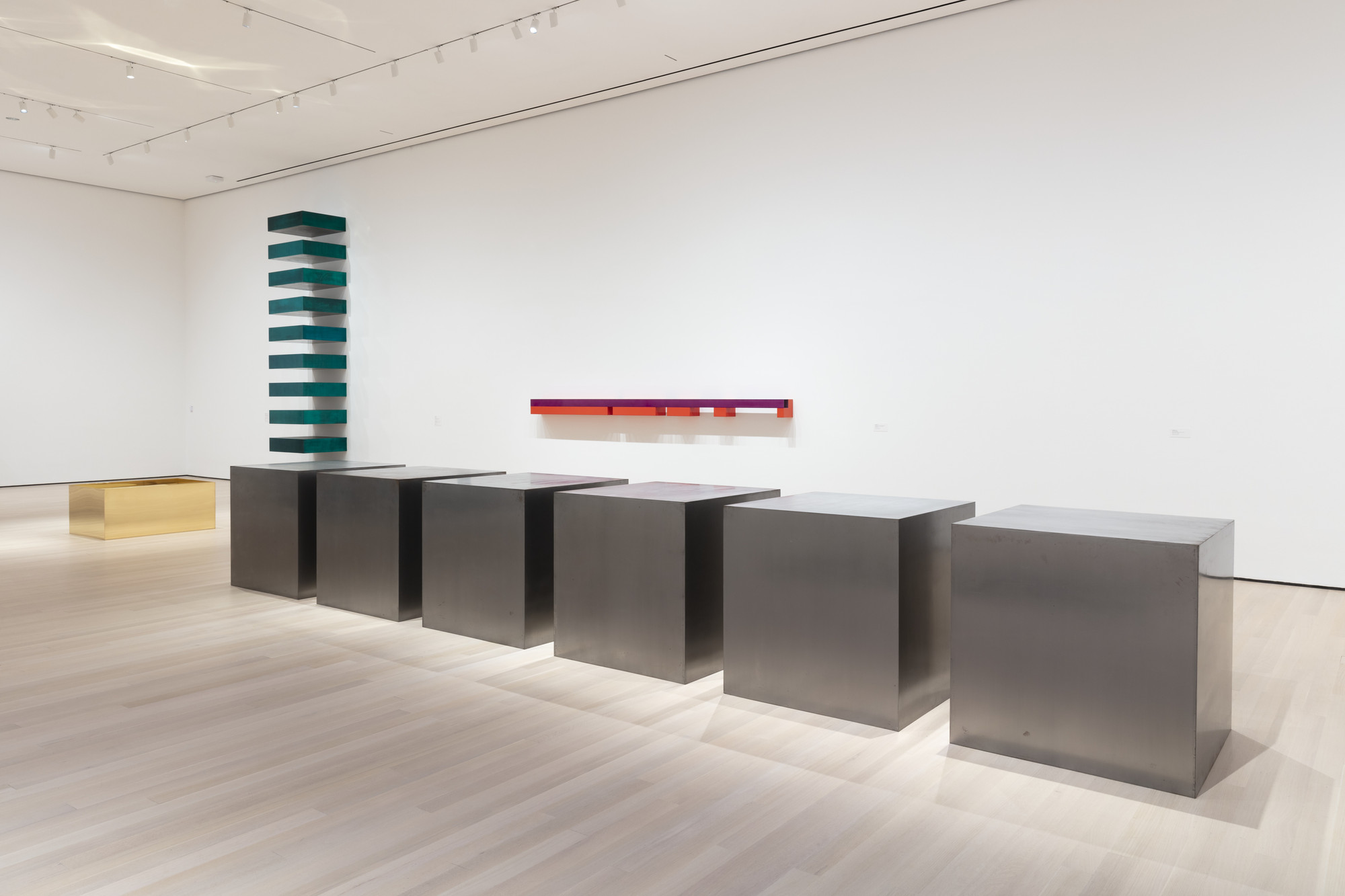 Installation view of the exhibition "Judd" | MoMA