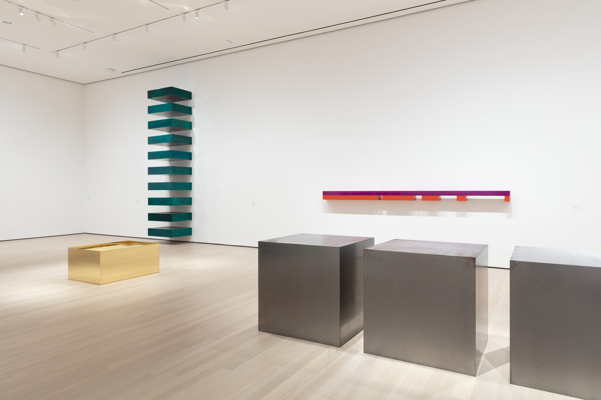 Installation view of the exhibition "Judd" | MoMA