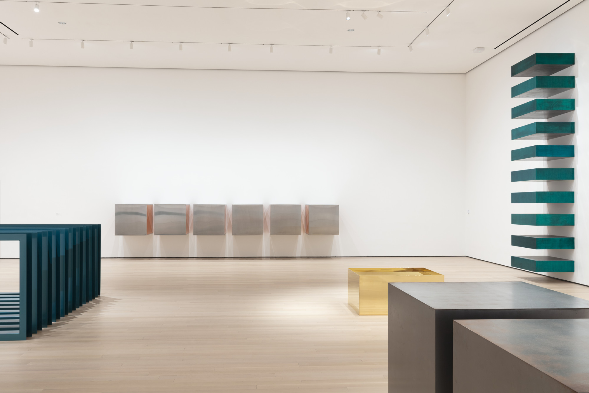 Installation view of the exhibition "Judd" | MoMA