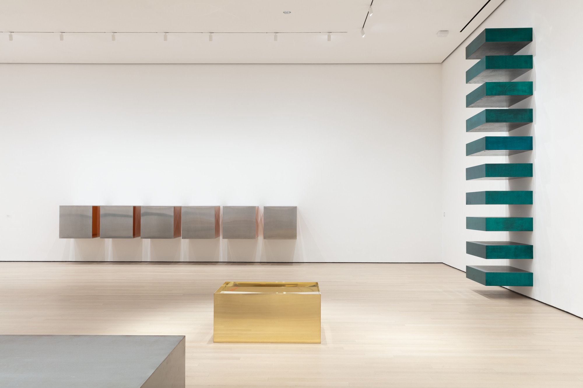 Installation view of the exhibition "Judd" | MoMA