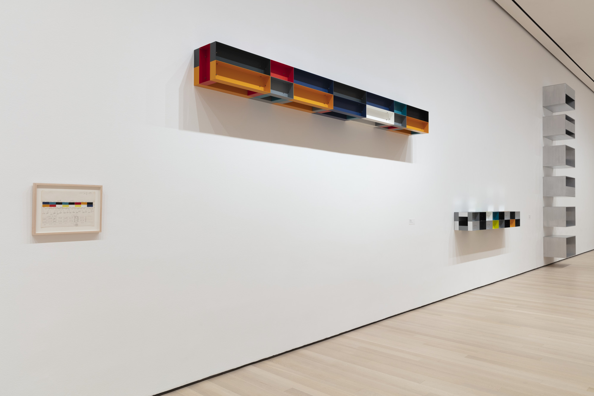 Installation view of the exhibition "Judd" | MoMA