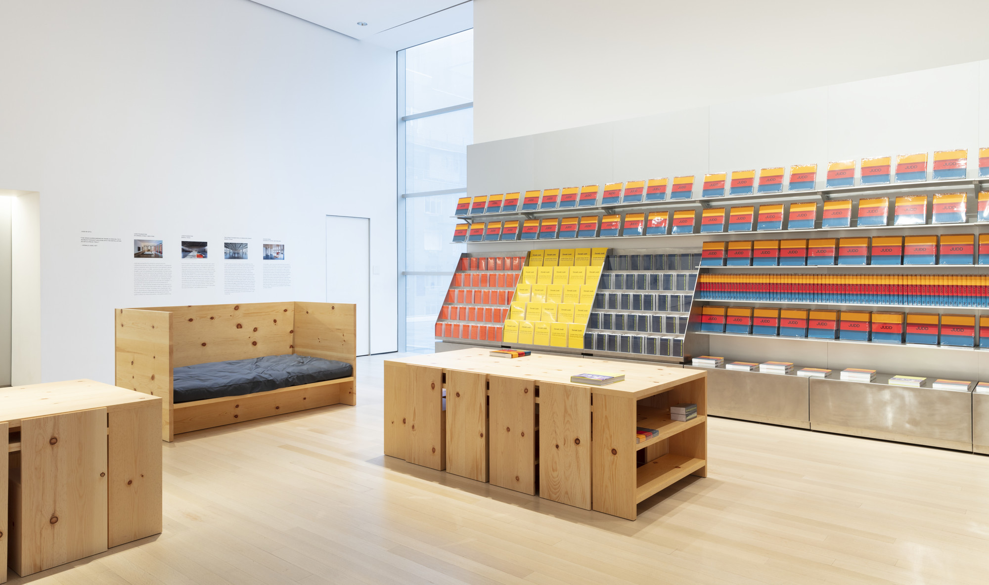 Installation view of the exhibition "Judd" | MoMA
