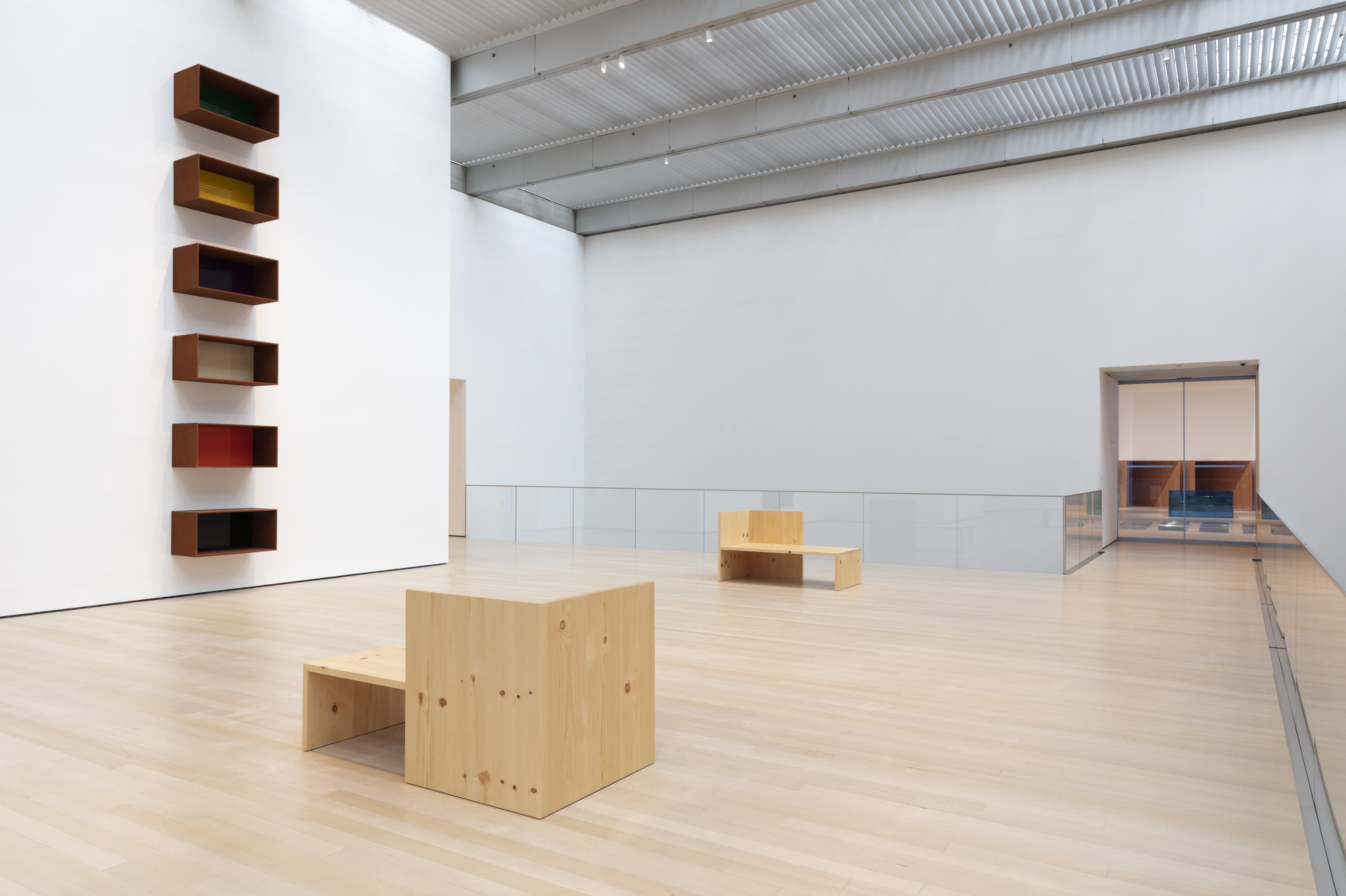 Installation view of the exhibition "Judd" | MoMA