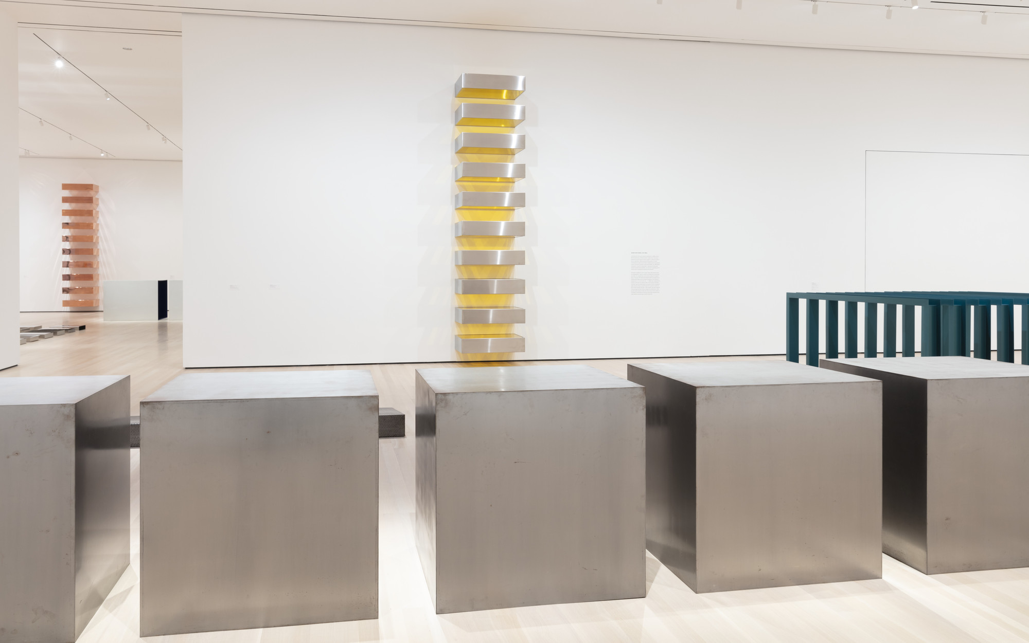 Installation view of the exhibition "Judd" | MoMA