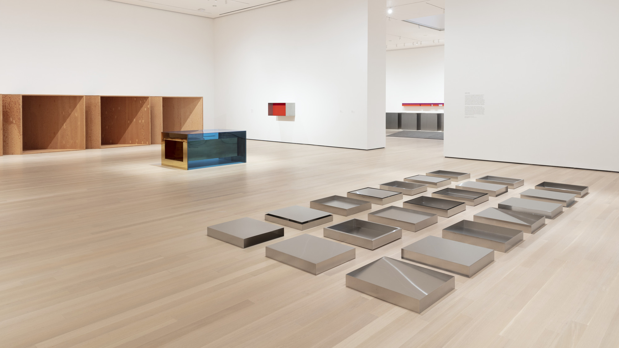 Installation view of the exhibition "Judd" | MoMA