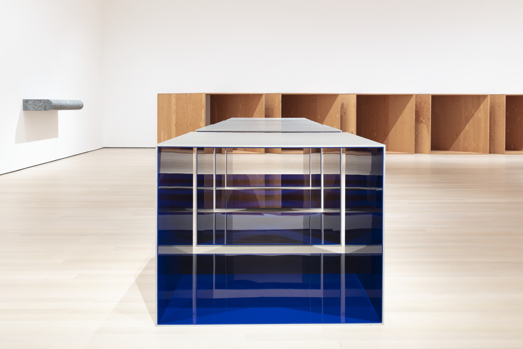 Installation view of the exhibition "Judd" | MoMA