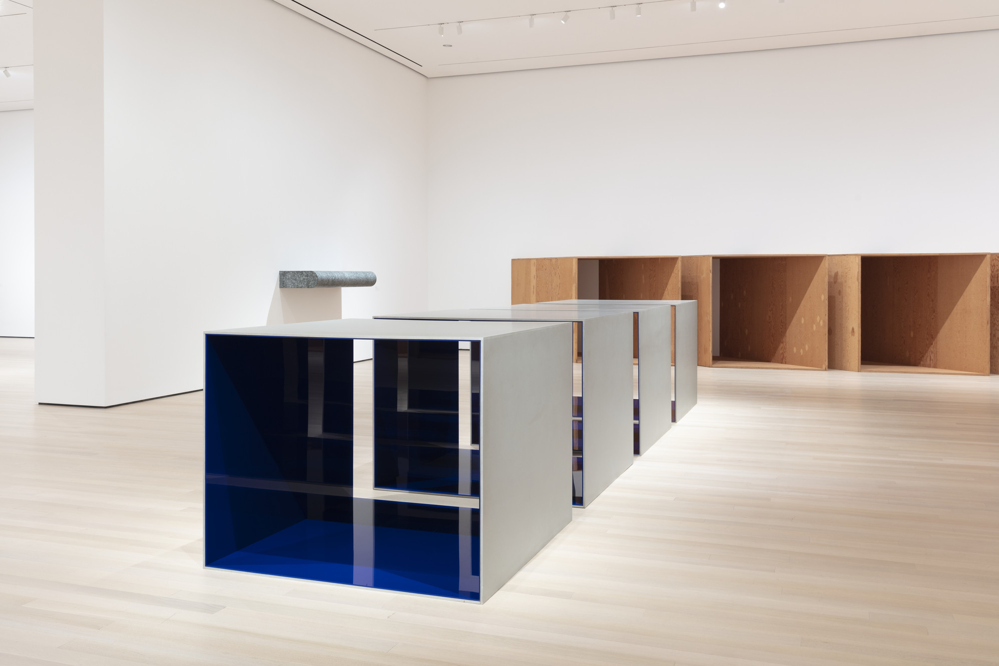 Installation view of the exhibition "Judd" | MoMA