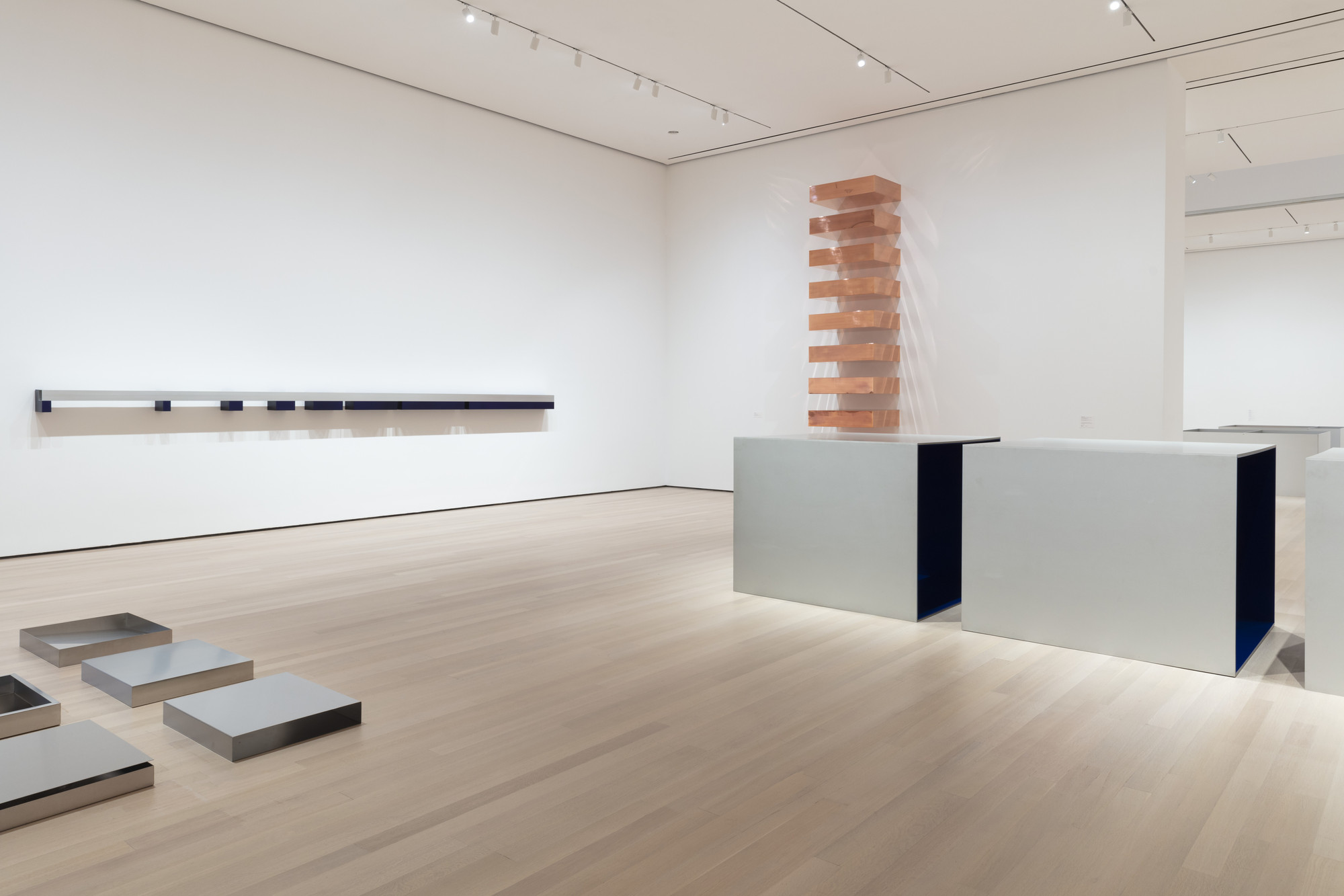 Installation view of the exhibition "Judd" | MoMA