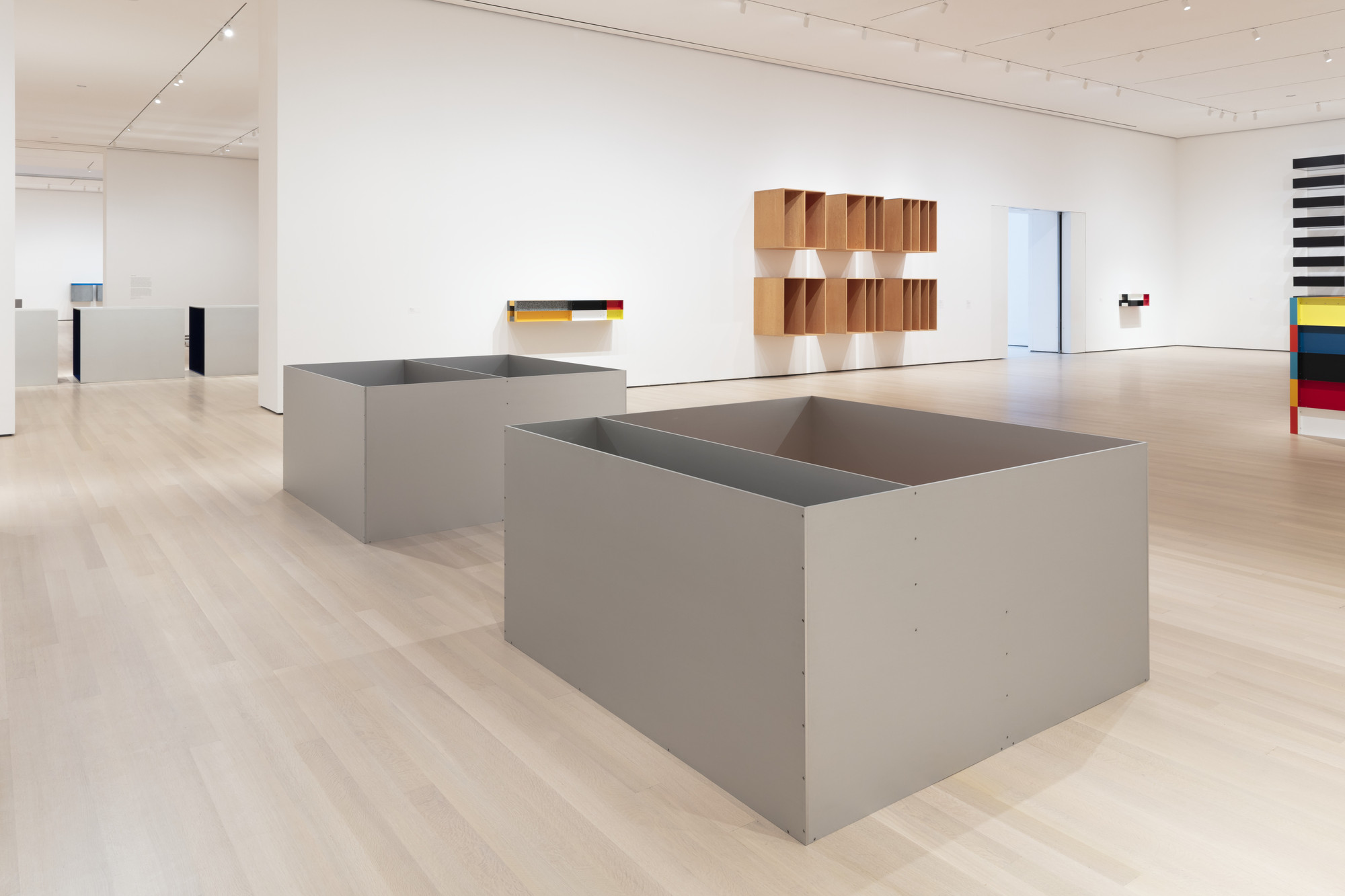 Installation view of the exhibition "Judd" | MoMA