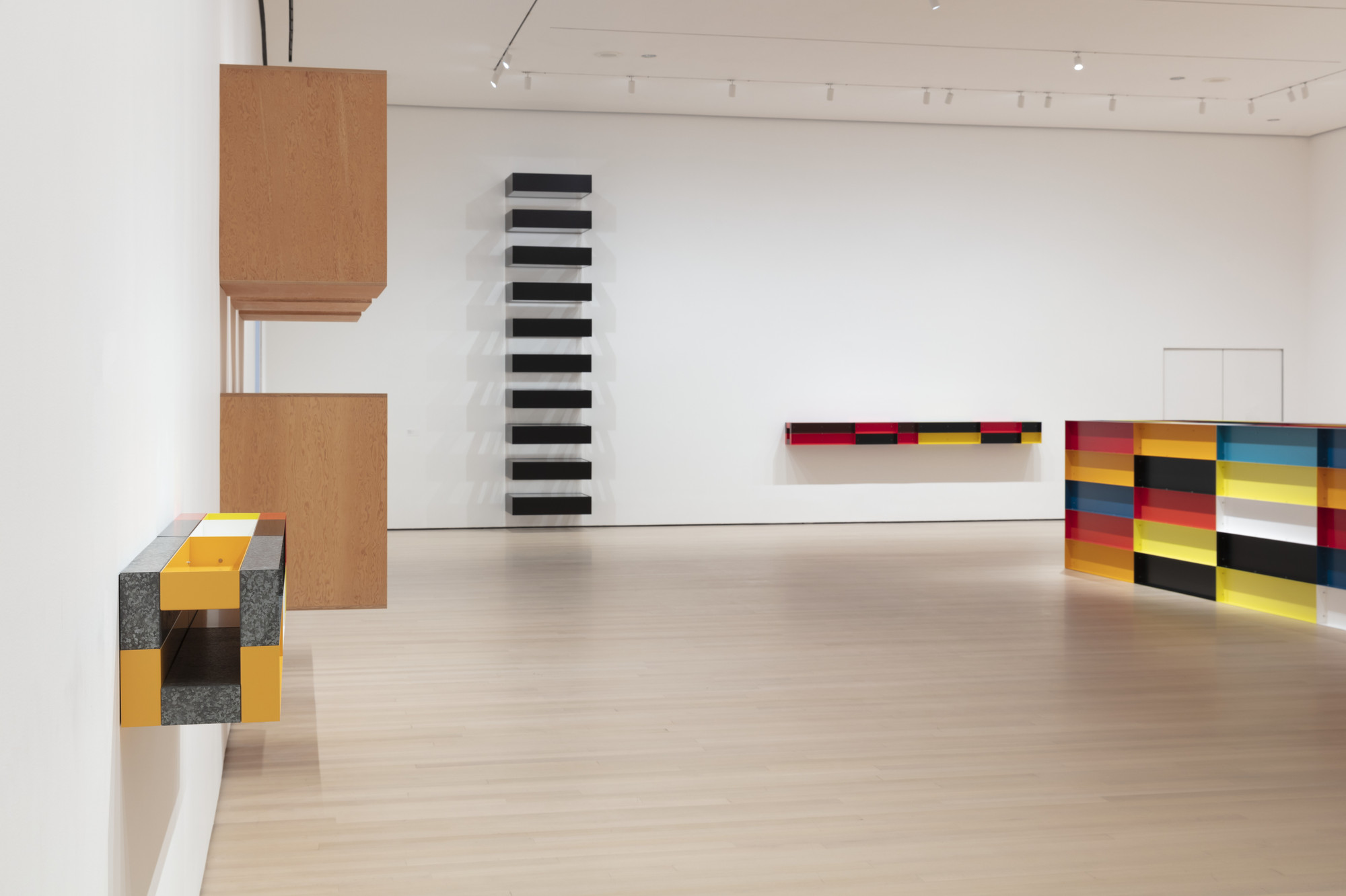 Installation view of the exhibition "Judd" | MoMA
