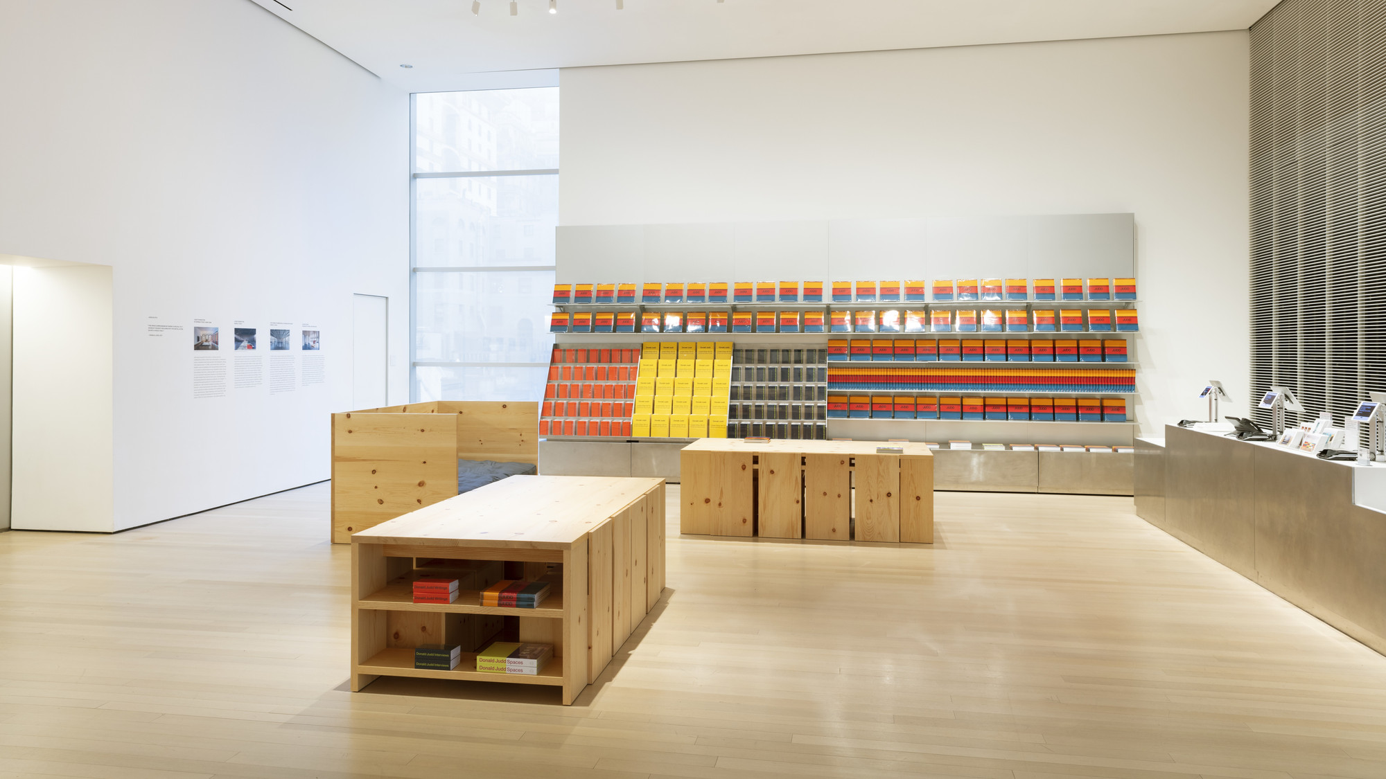 Installation view of the exhibition "Judd" | MoMA