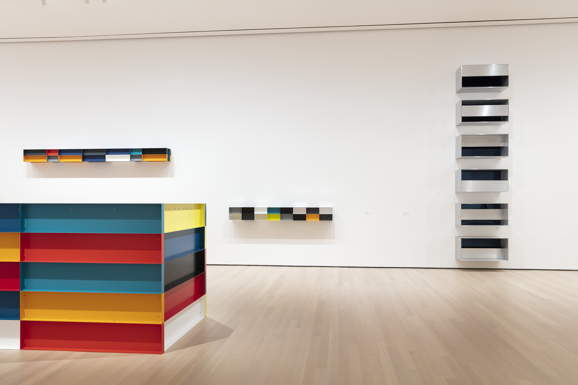 Installation view of the exhibition "Judd" | MoMA