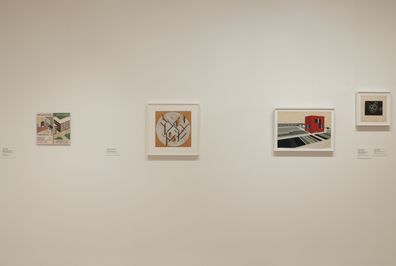 Farkas Molnár. Project for a single-family house, Der rote Würfel (The ...