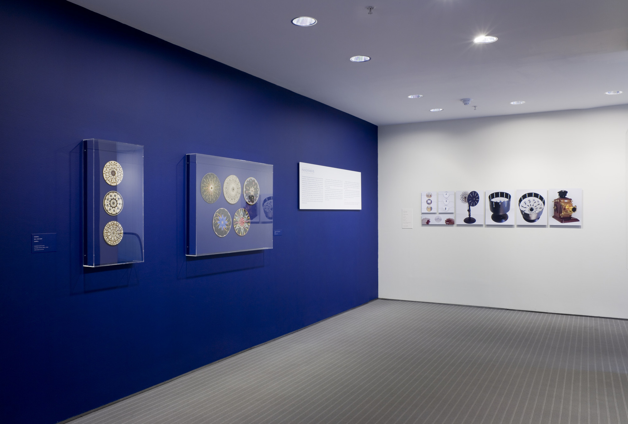 Installation view of the exhibition "Panoramas of the Moving Image ...