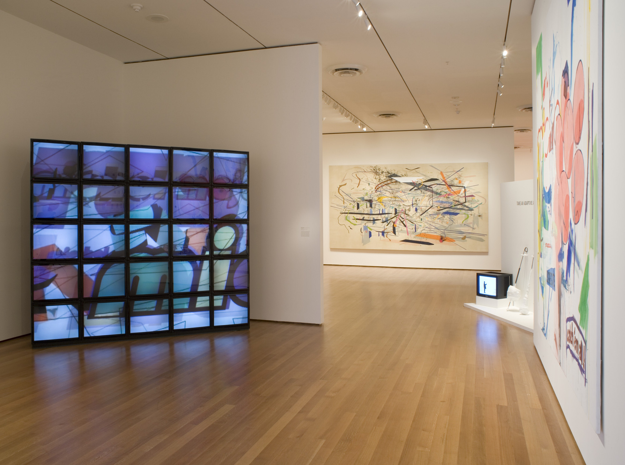 Installation view of the exhibition "Comic Abstraction: Image-Breaking ...