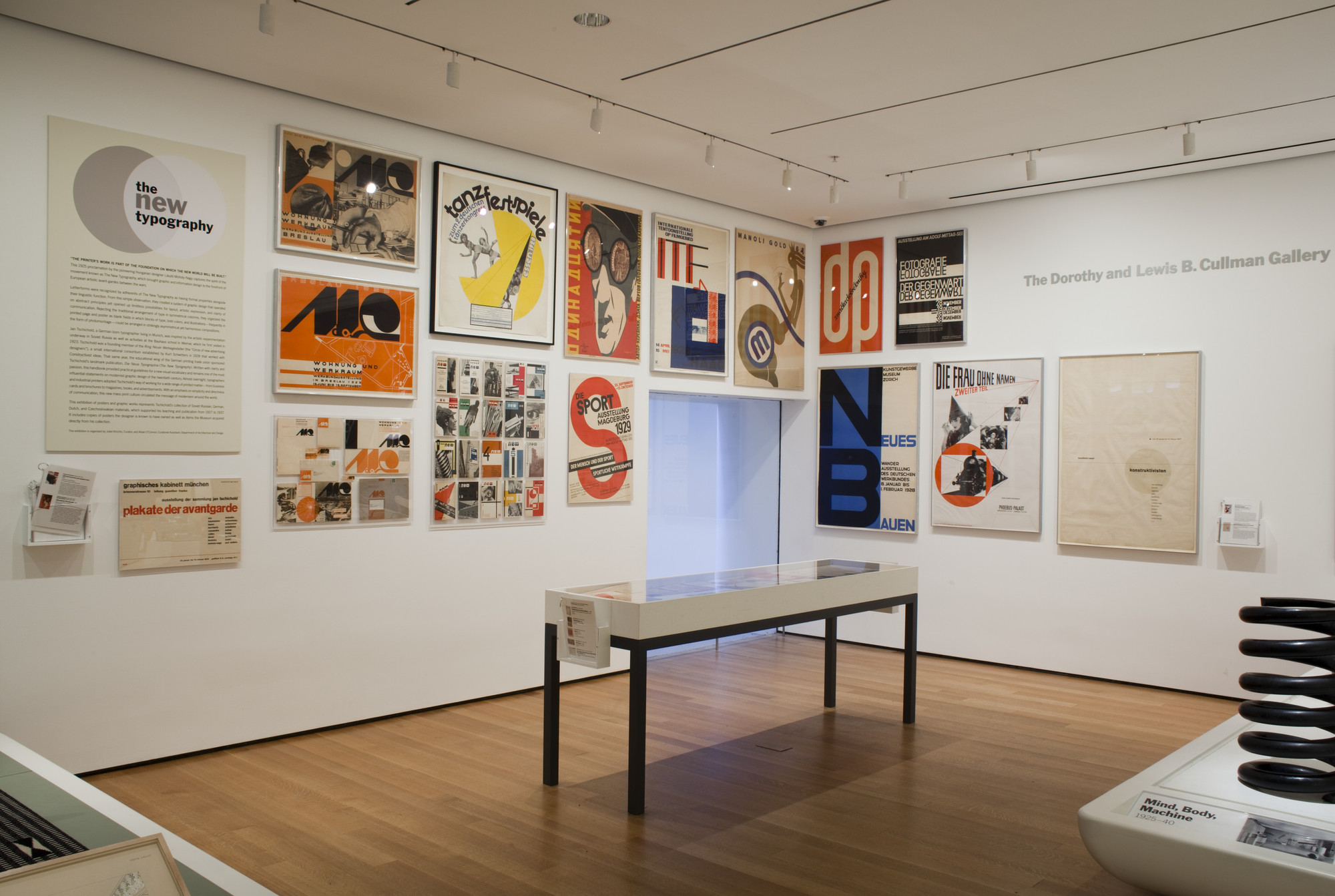 Installation view of the exhibition "The New Typography" | MoMA
