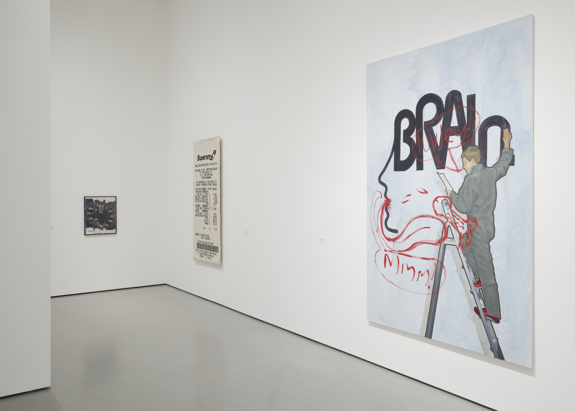 Installation view of the gallery "Search Engines" in the exhibition ...