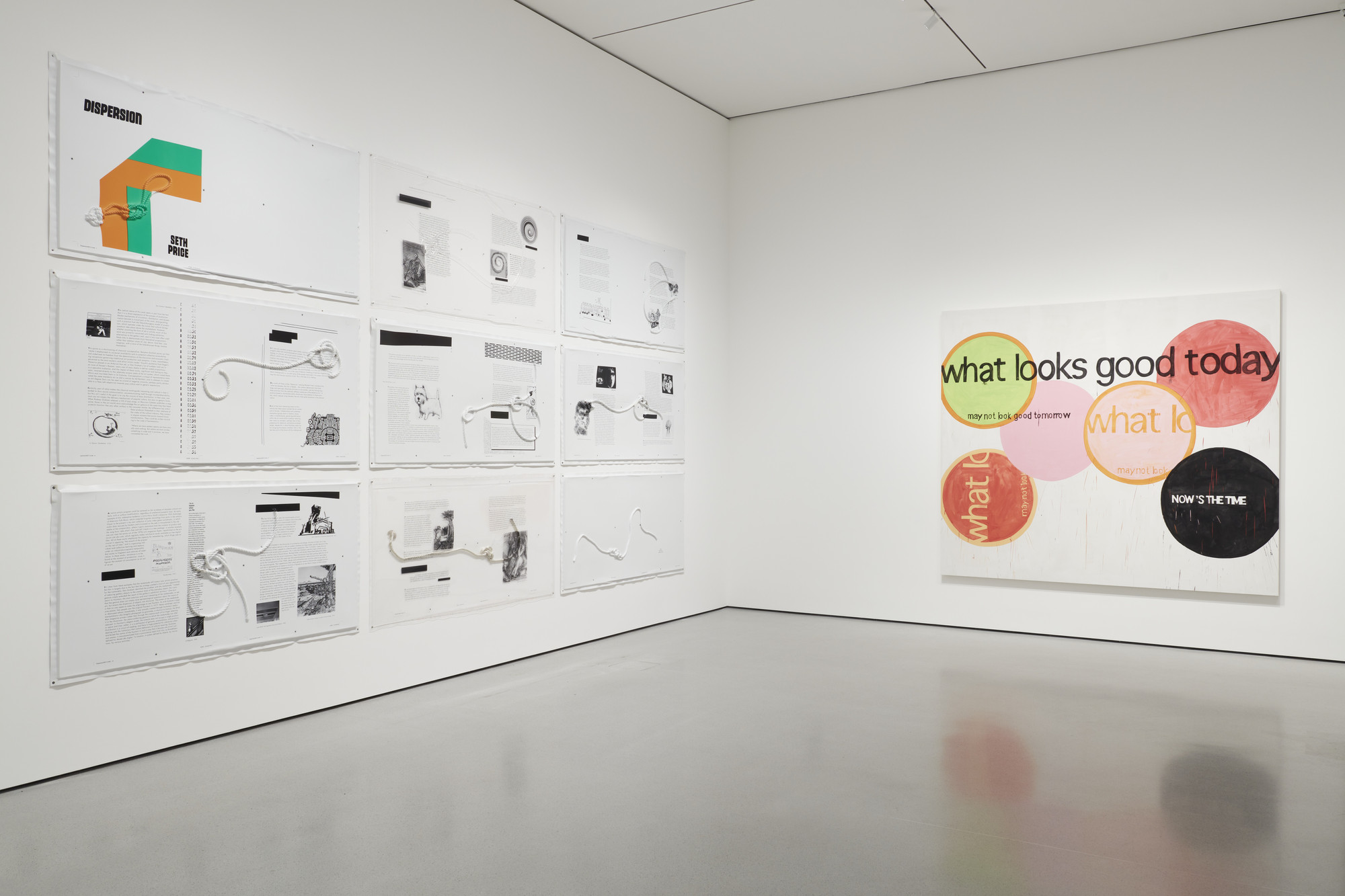 Installation view of the gallery "Search Engines" in the exhibition ...