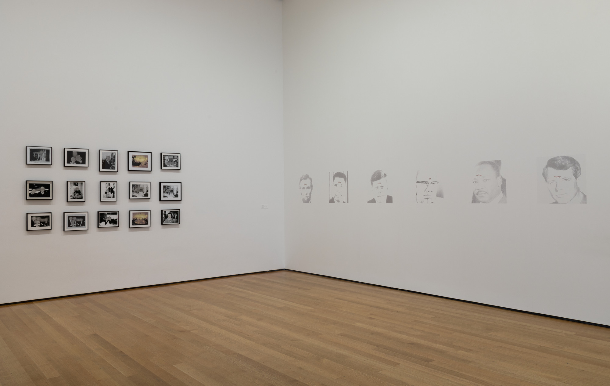 Installation view of the exhibition "Adrian Piper: A Synthesis of ...