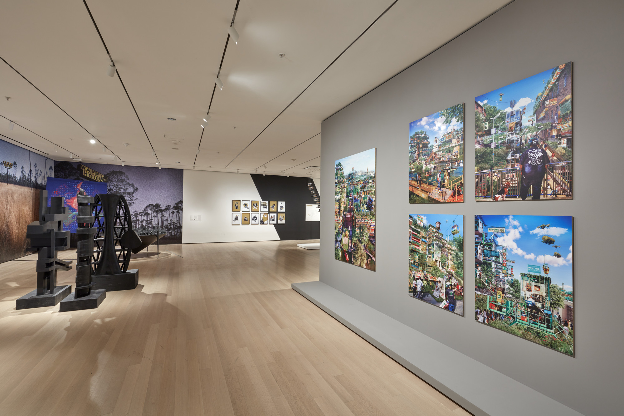 Installation view of the exhibition "Reconstructions: Architecture and ...