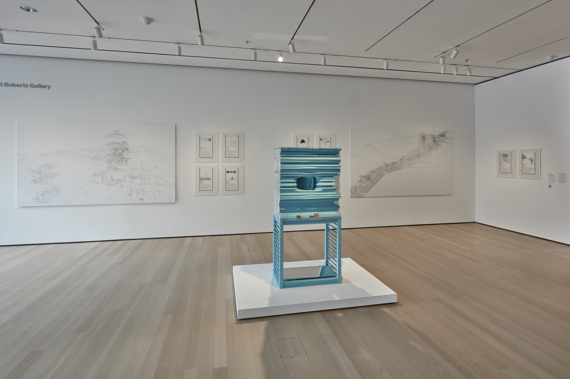 Installation view of the exhibition "Reconstructions: Architecture and ...