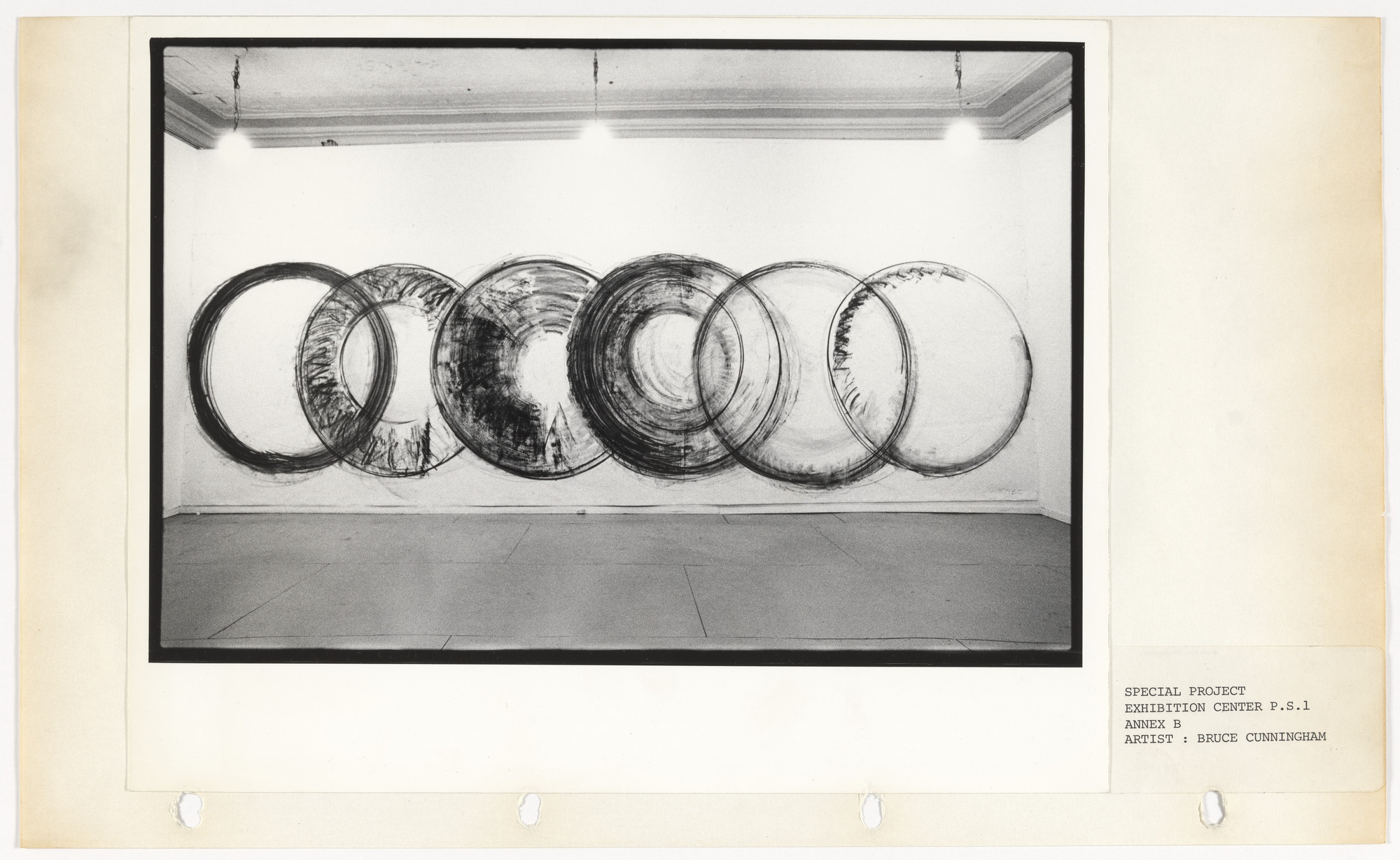 Installation view of Annex B by Bruce Cunningham in the PS1 exhibition ...