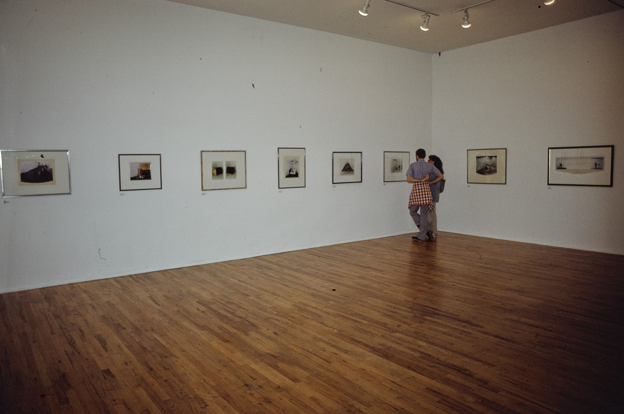 Installation view of work by Boyd Webb in the PS1 exhibition, "Eight ...