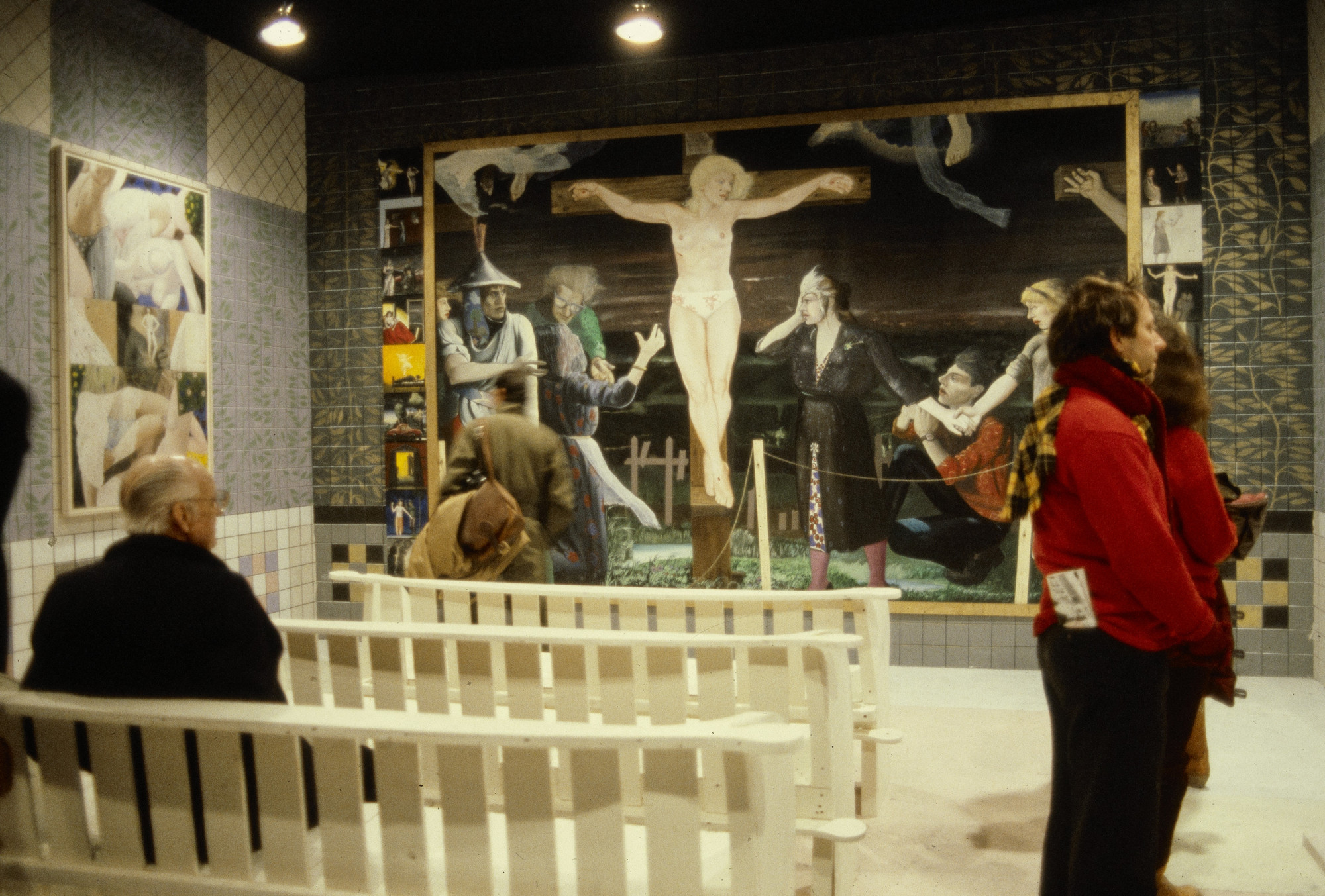 Installation view of "The Chapel to Christ as a Woman" by Milo Reice in ...