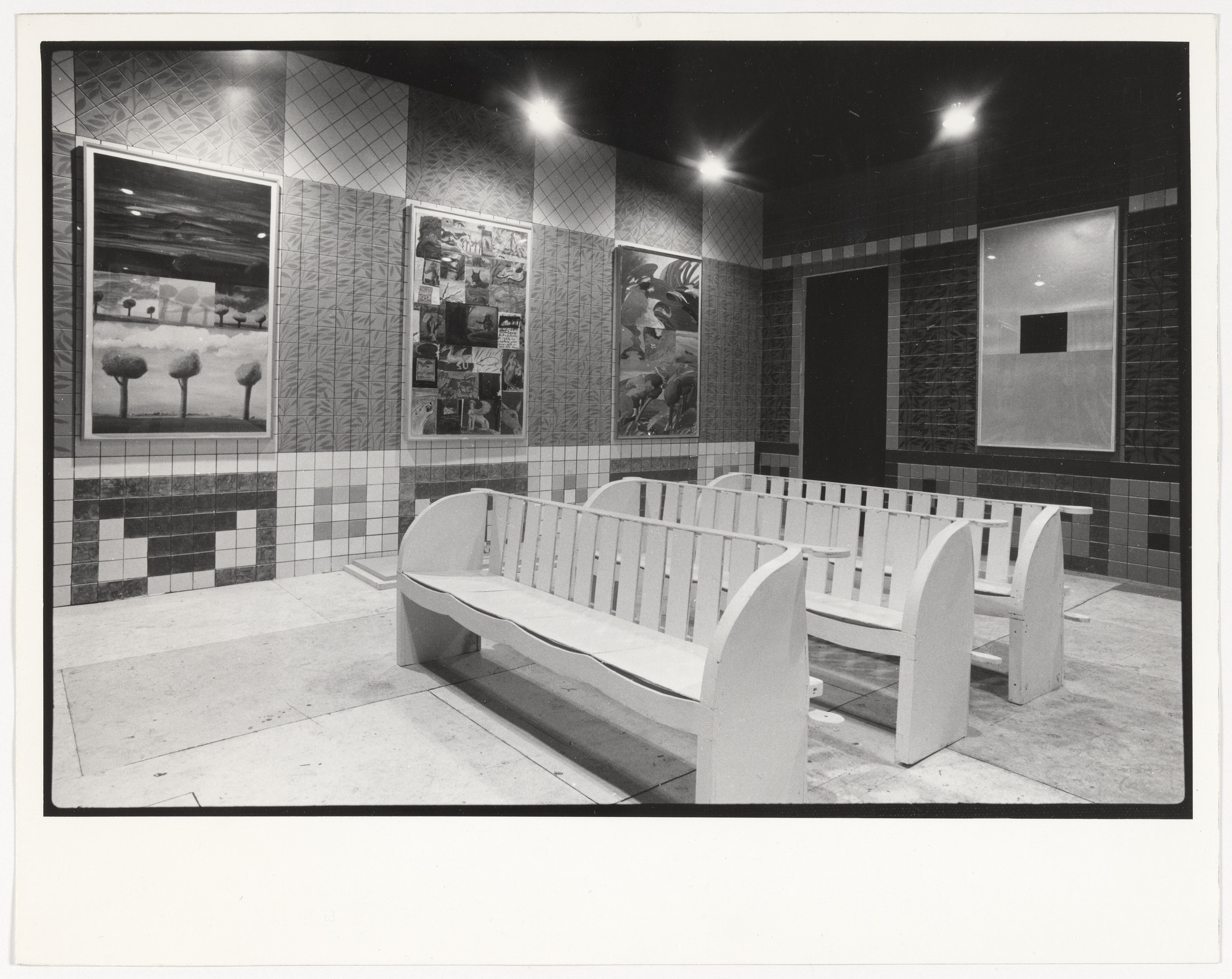 Installation view of "The Chapel to Christ as a Woman" by Milo Reice in ...