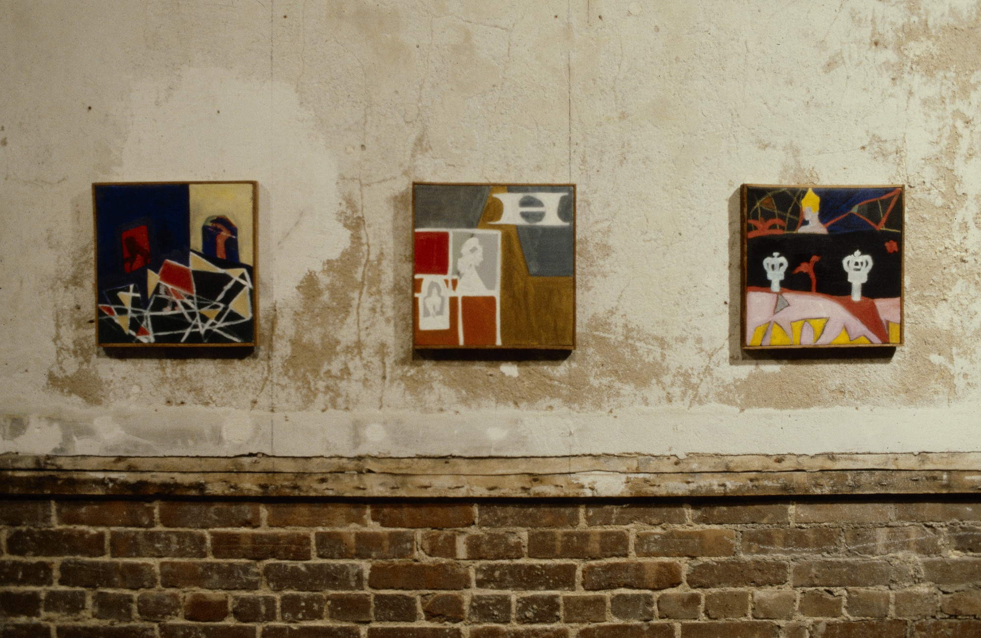 Installation view of work by Ann Baker in the P.S. 1 exhibition ...