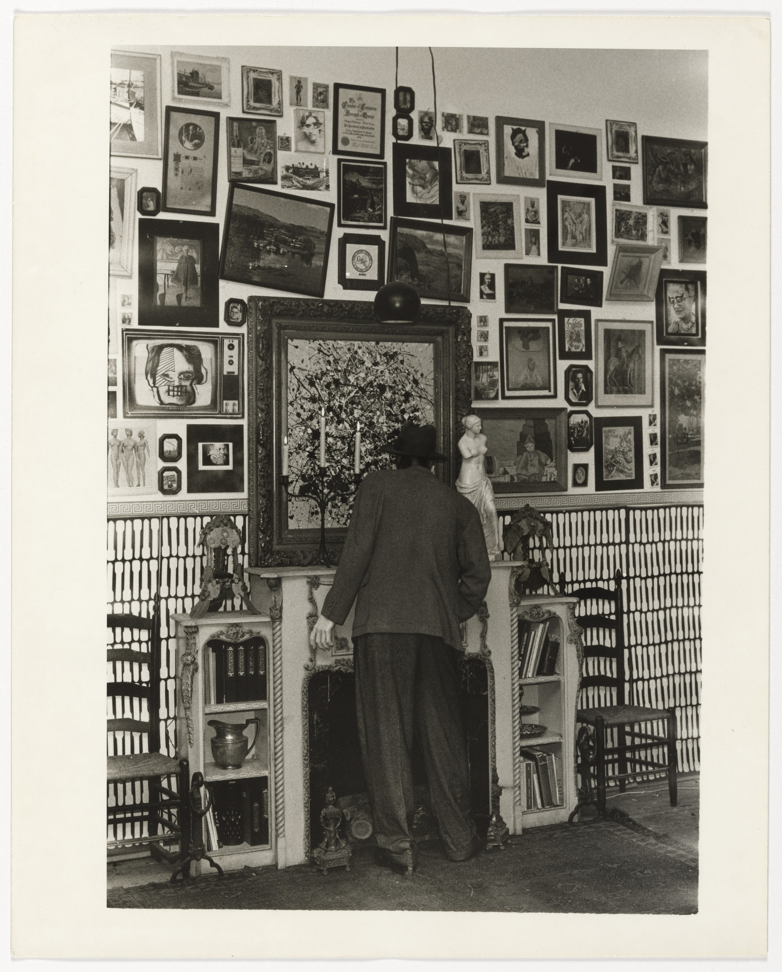 Installation view of the performance "Jack the Dripper at Peg's Place ...