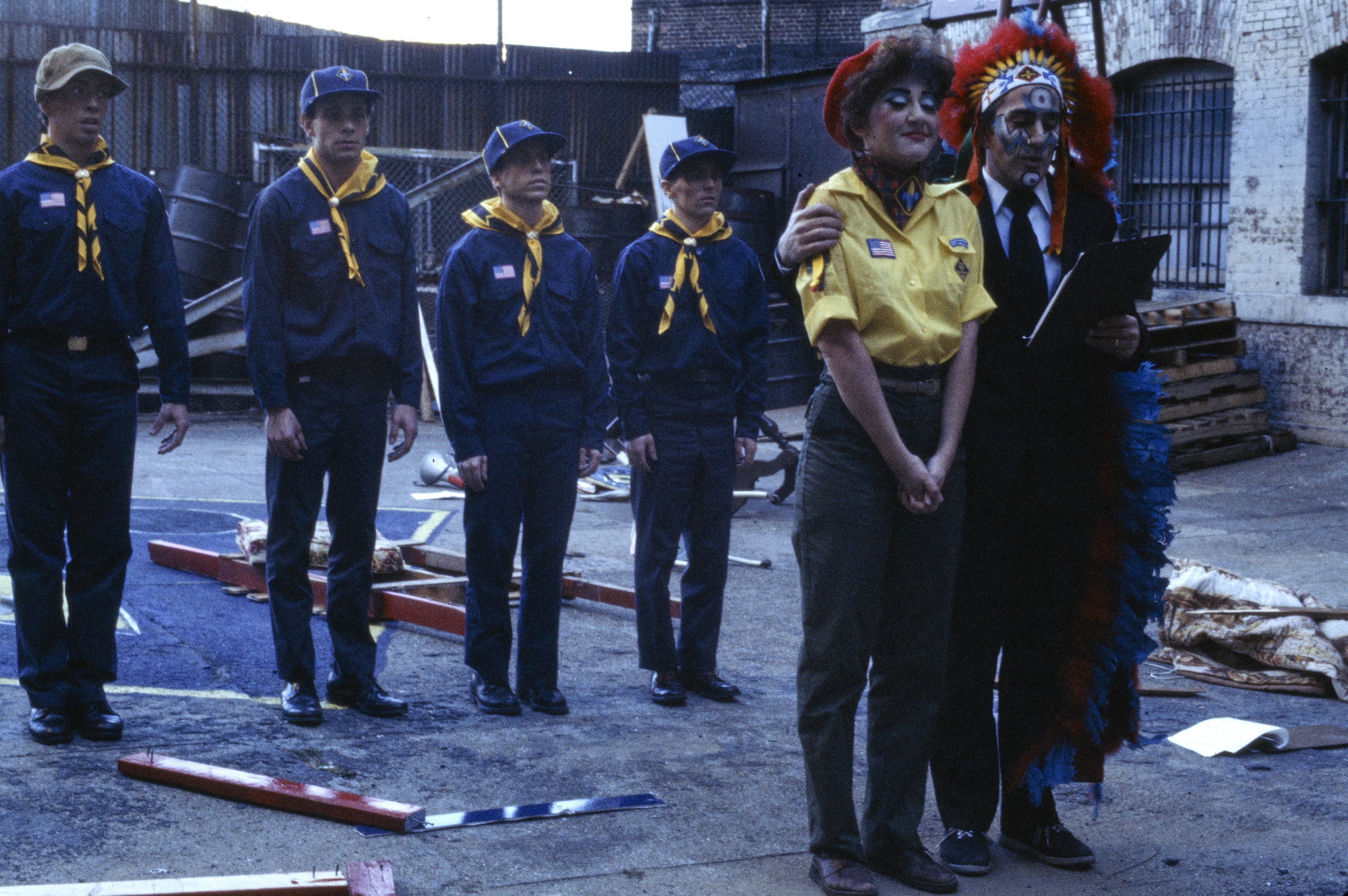 View of the P.S. 1 exhibition "Performance (Fall 1982): Andy Rees ...