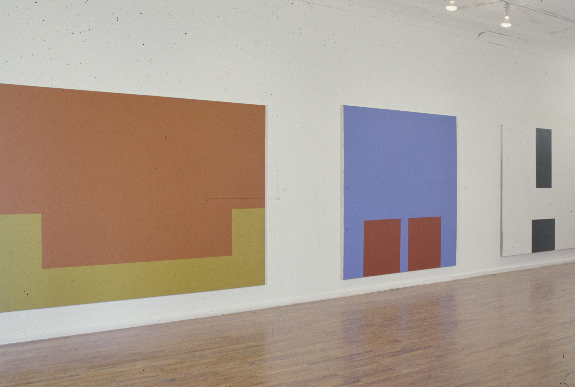 Installation view of works by Doug Ohlson in the P.S. 1 exhibition ...