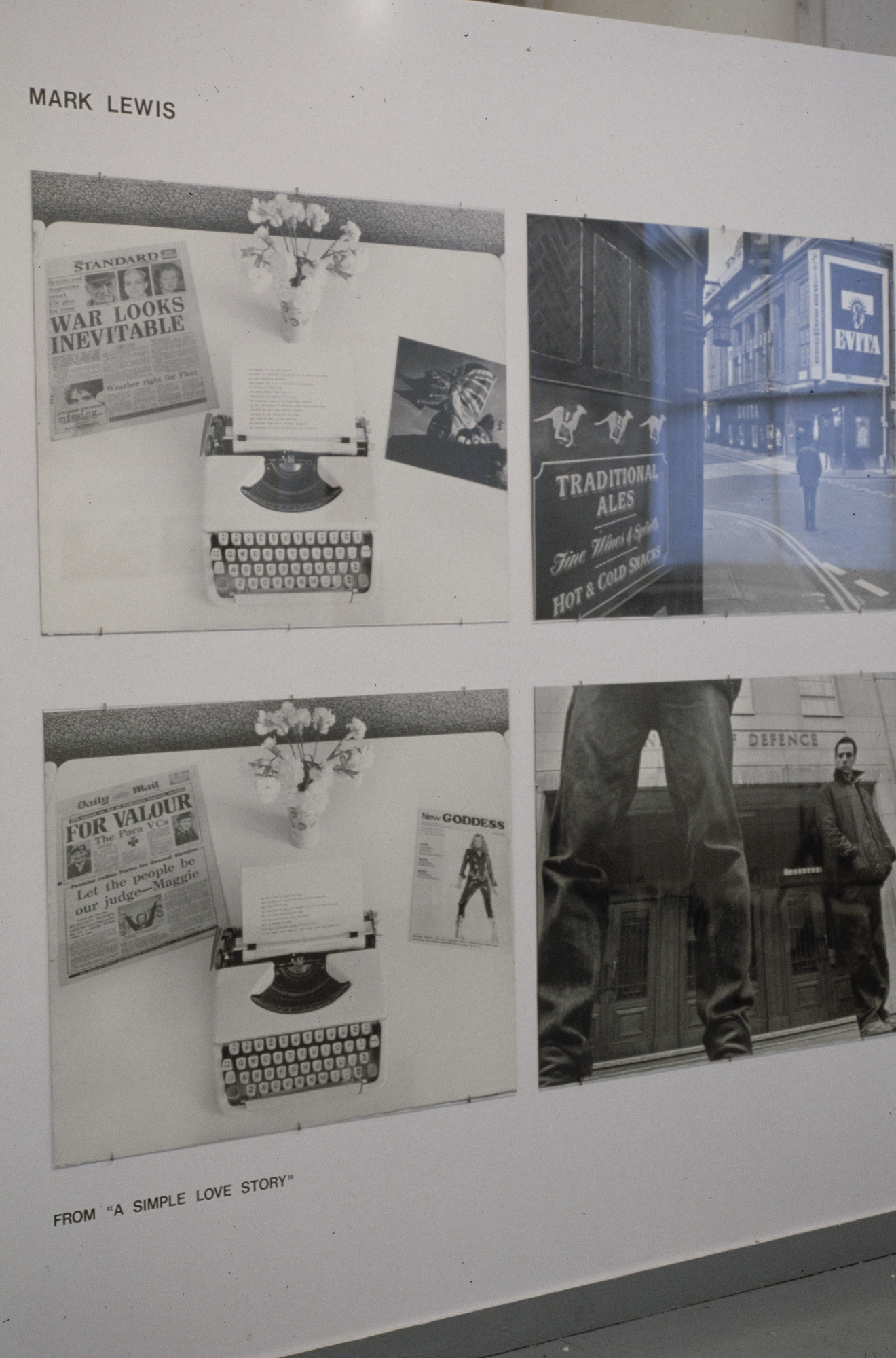 Installation view of work by Mark Lewis in the P.S. 1 exhibition ...