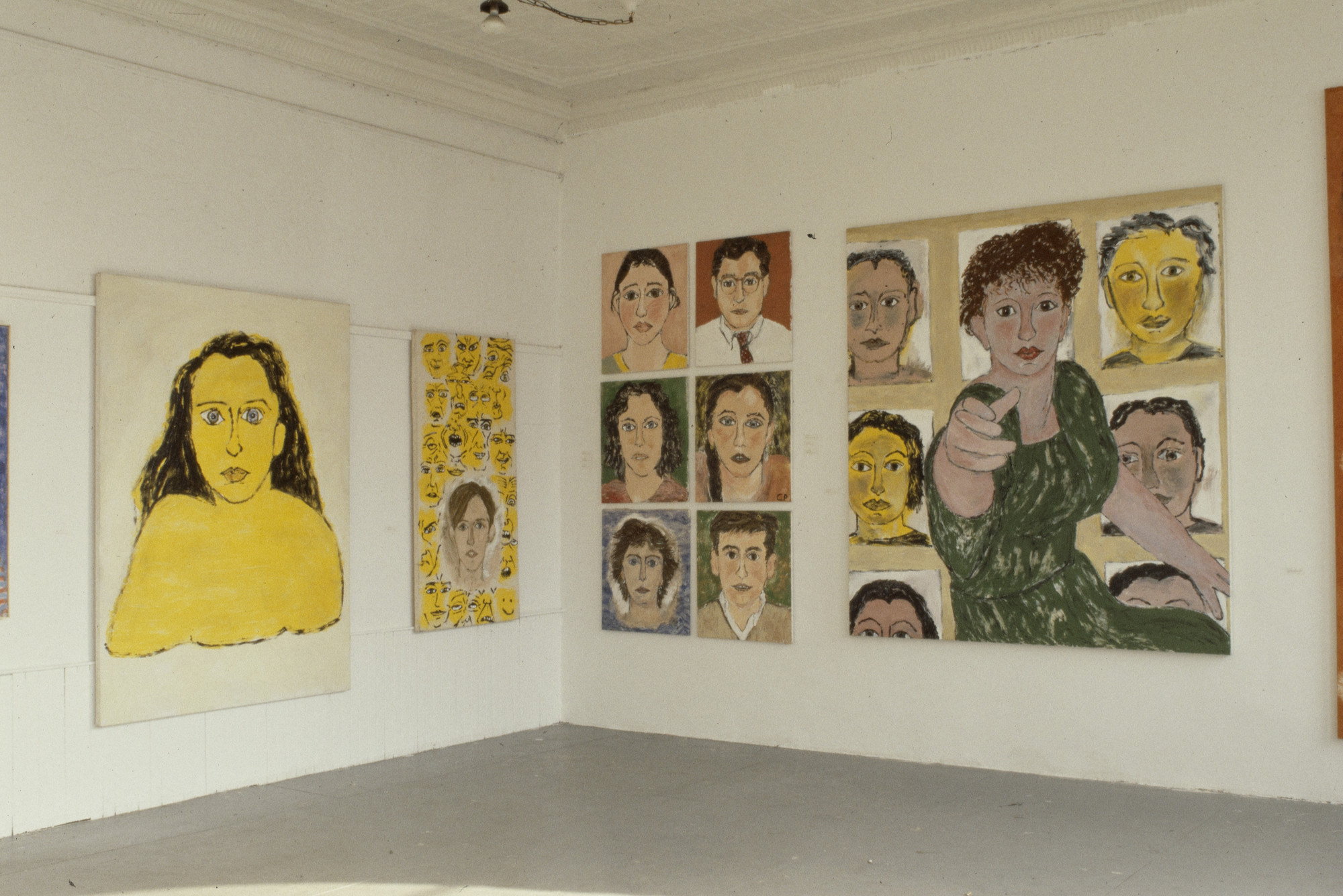 Installation view of the P.S. 1 exhibition "The New Portrait" | MoMA