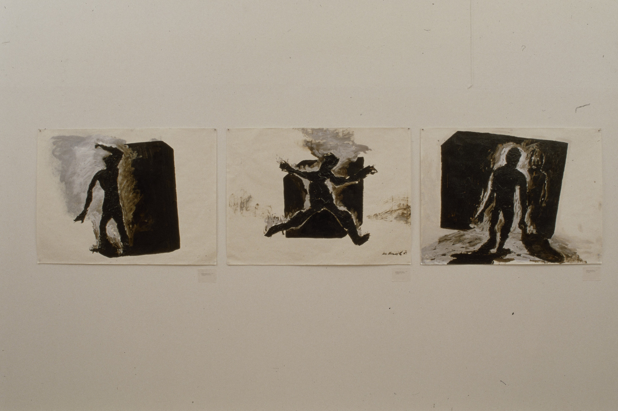 Installation view of work by Ken Unsworth in the P.S. 1 exhibition "An ...